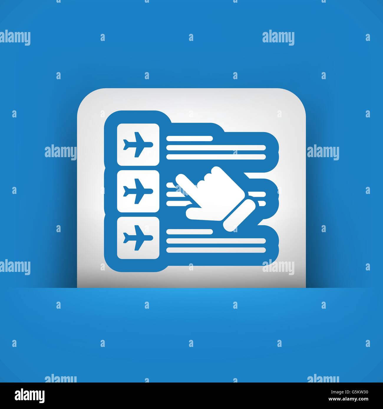 Airline booking icon Stock Vector Image & Art - Alamy