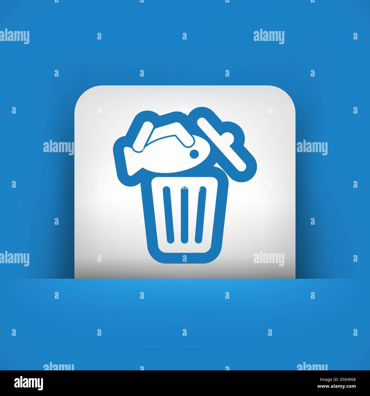 Food Waste Bin Restaurant Stock Vector Images - Alamy