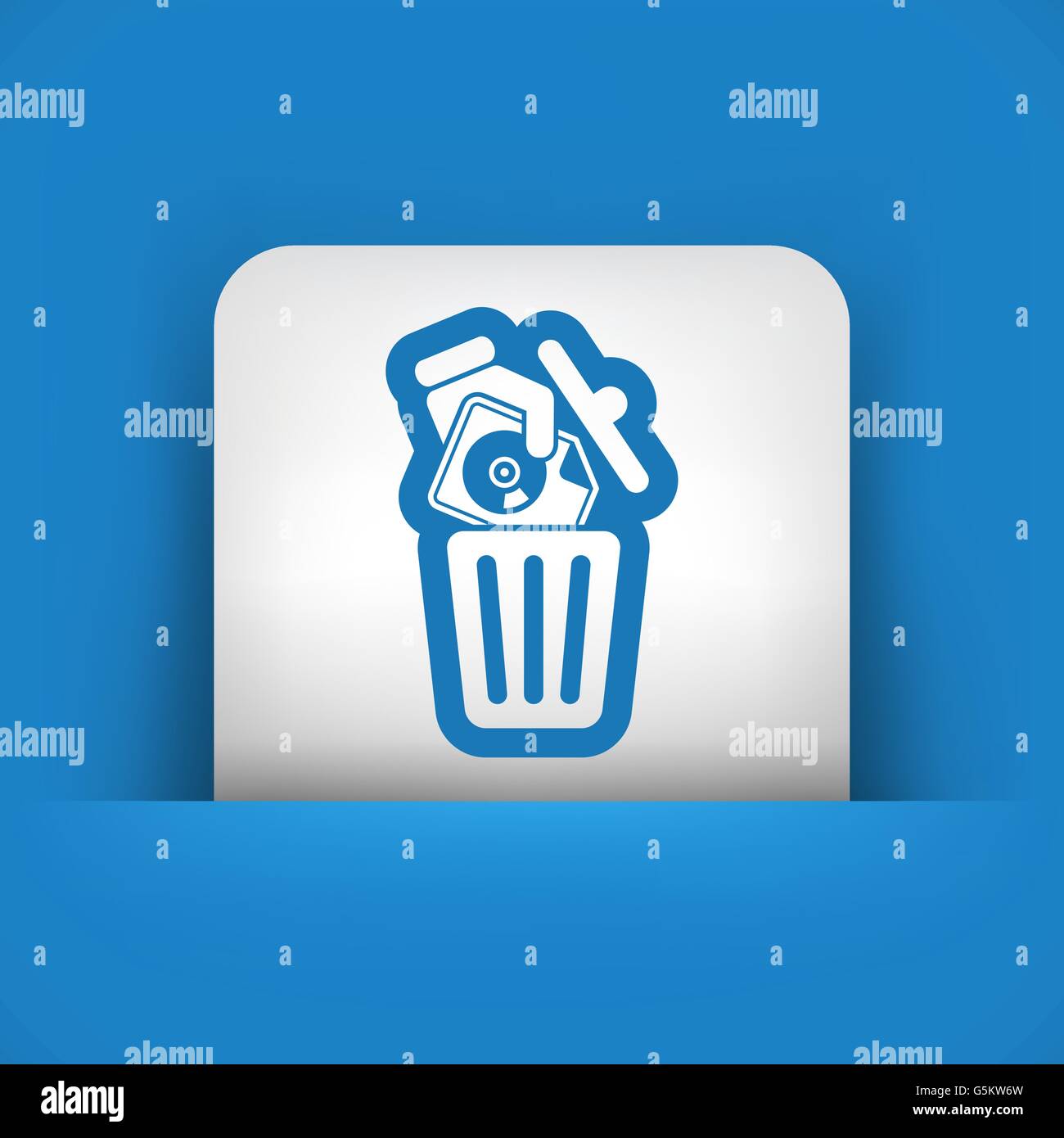 Trashing vector vectors hi-res stock photography and images - Alamy