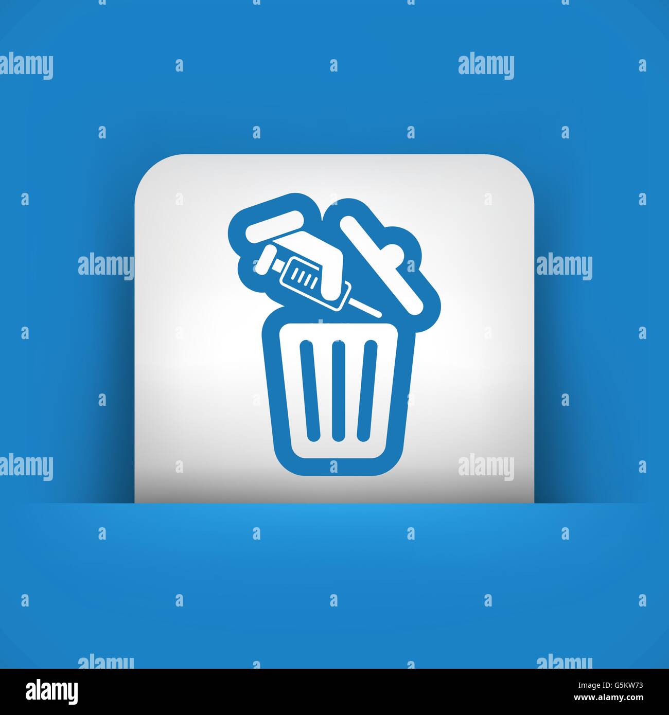 Pharmaceutical waste symbol Stock Vector Images - Alamy