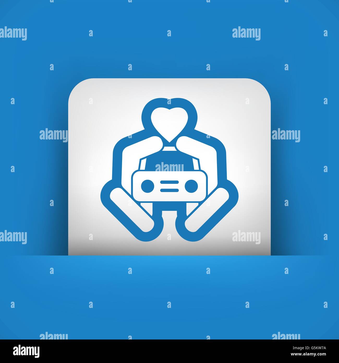Toy car heart Stock Vector Images - Alamy