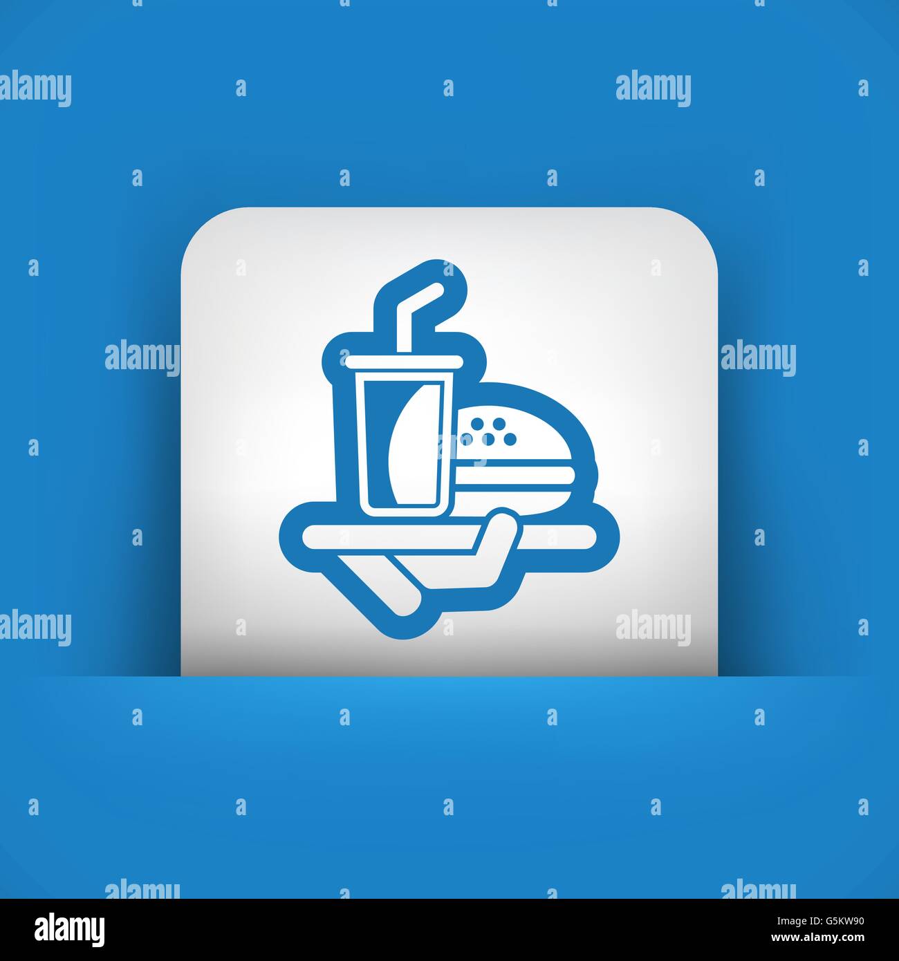 Fast food icon Stock Vector Image & Art - Alamy