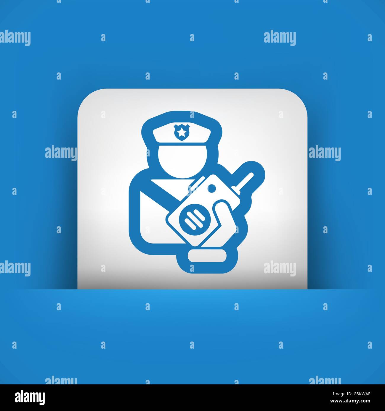 Security guard radio Stock Vector Images - Alamy