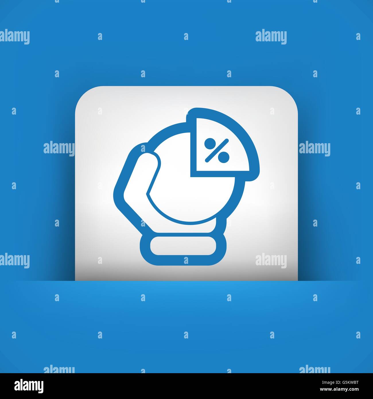 Portion chart icon Stock Vector Image & Art - Alamy