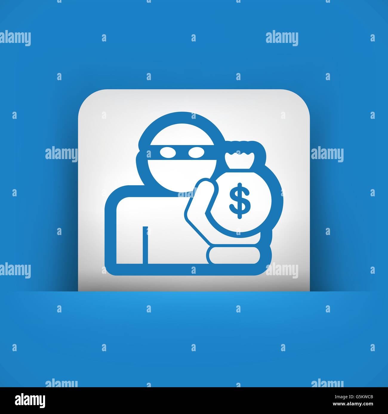 Thief icon Stock Vector Images - Alamy