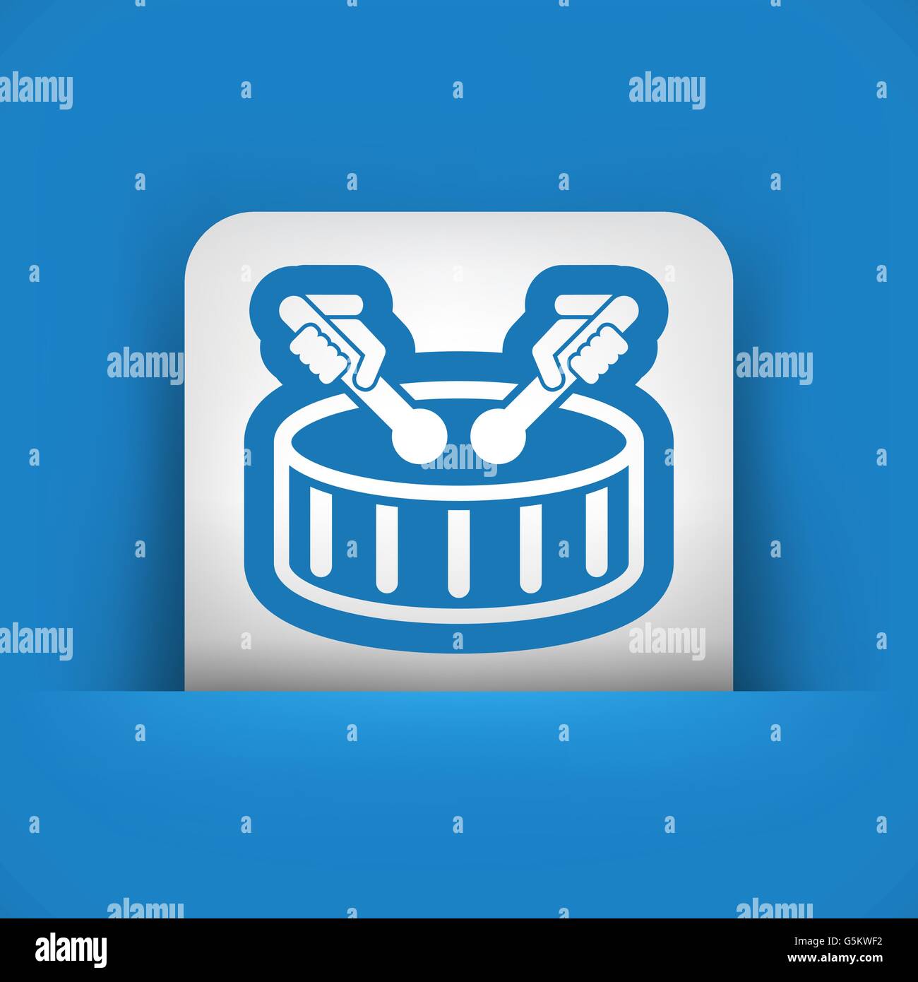 Drum icon hi-res stock photography and images - Alamy