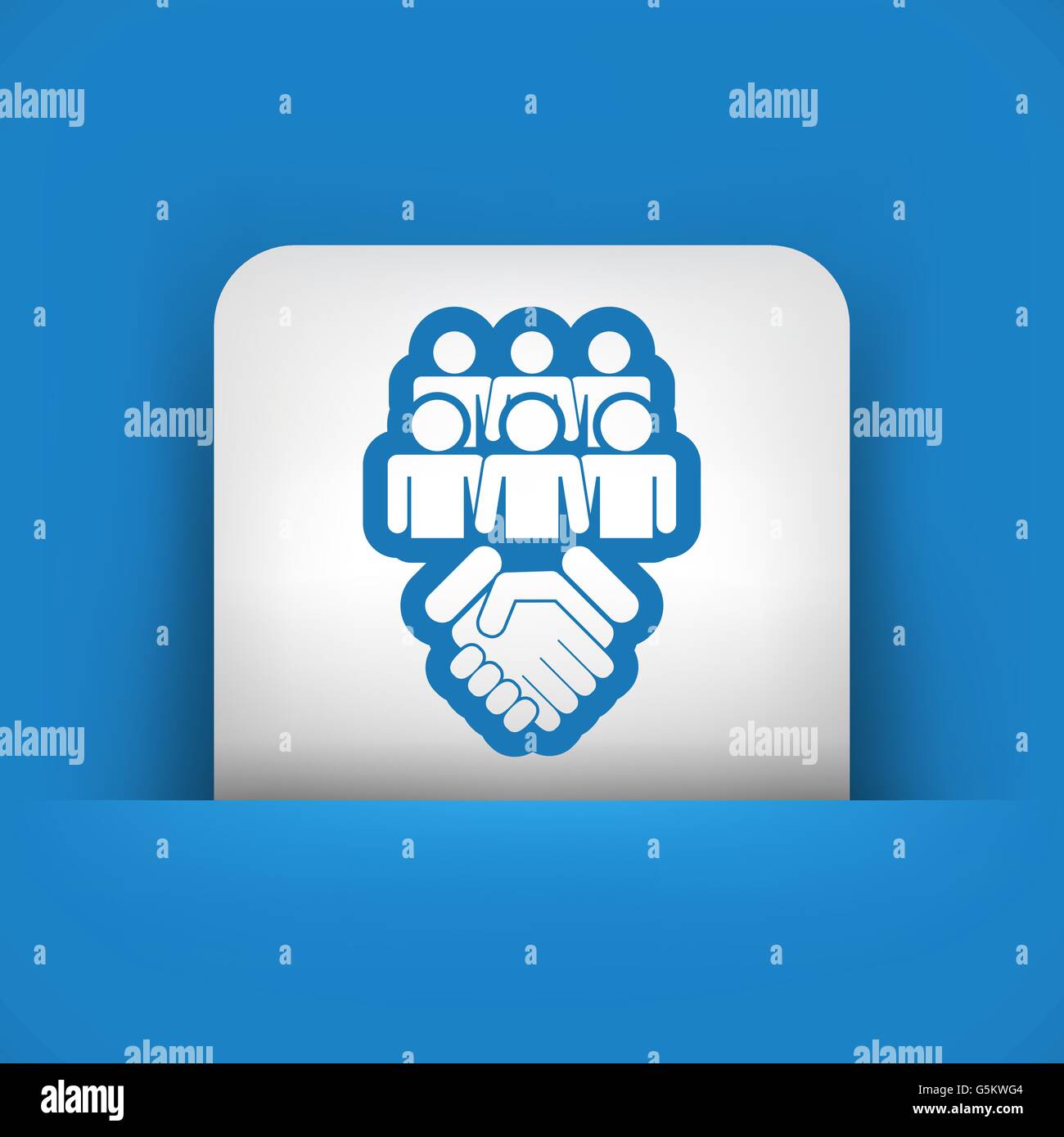 Social agreed icon Stock Vector Image & Art - Alamy