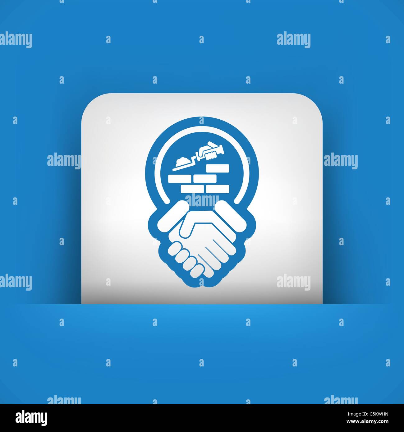 Construction agreement icon Stock Vector Image & Art - Alamy