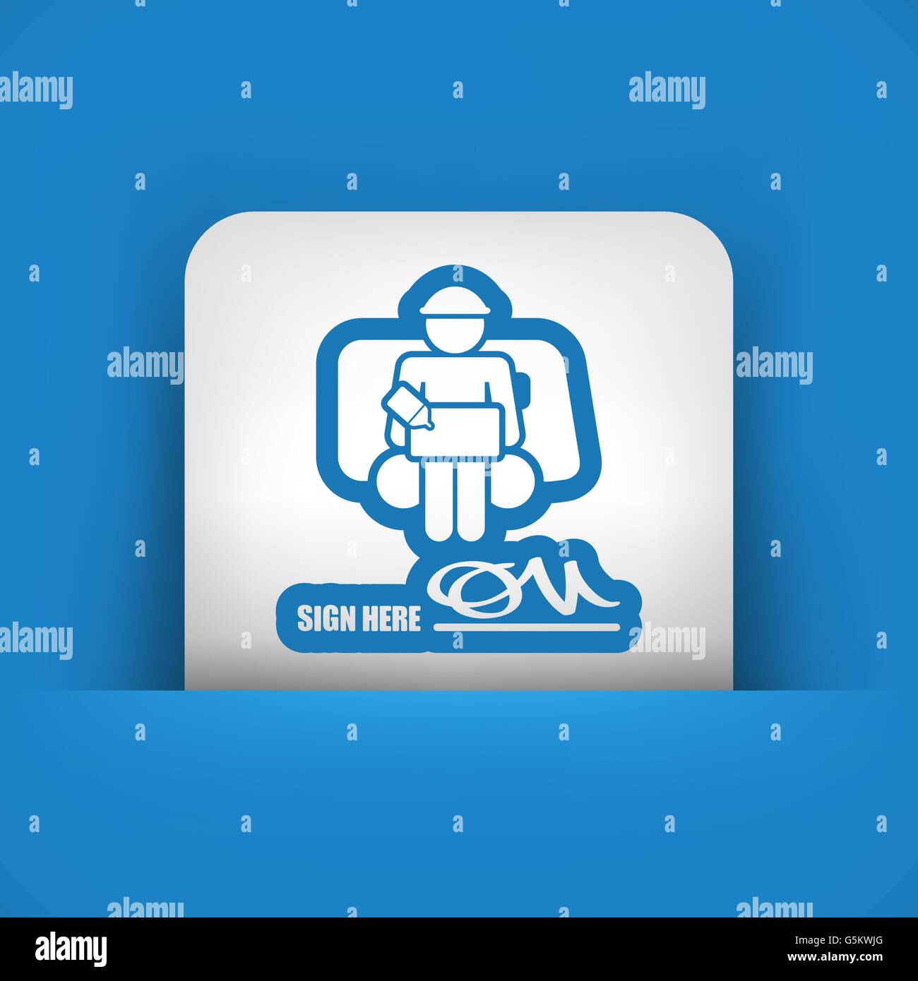 Delivery document sign Stock Vector Image & Art - Alamy