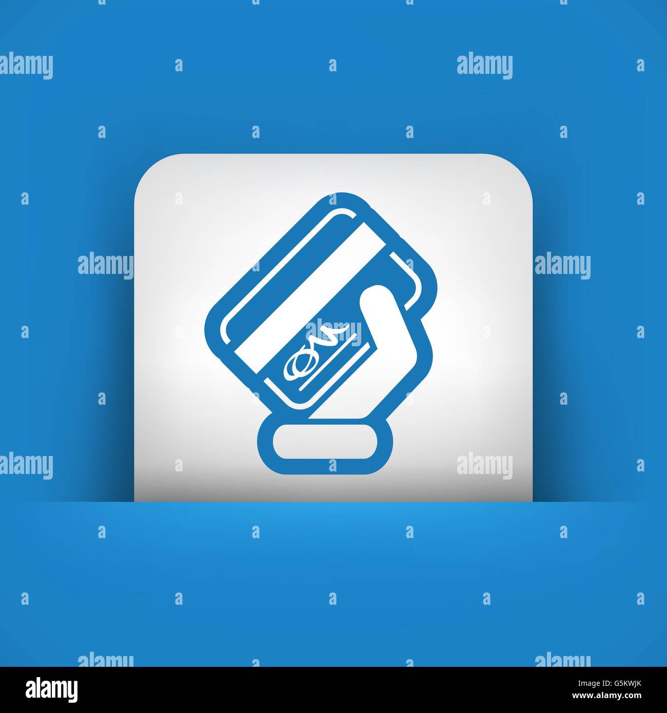 Signed credit card icon Stock Vector Image & Art - Alamy