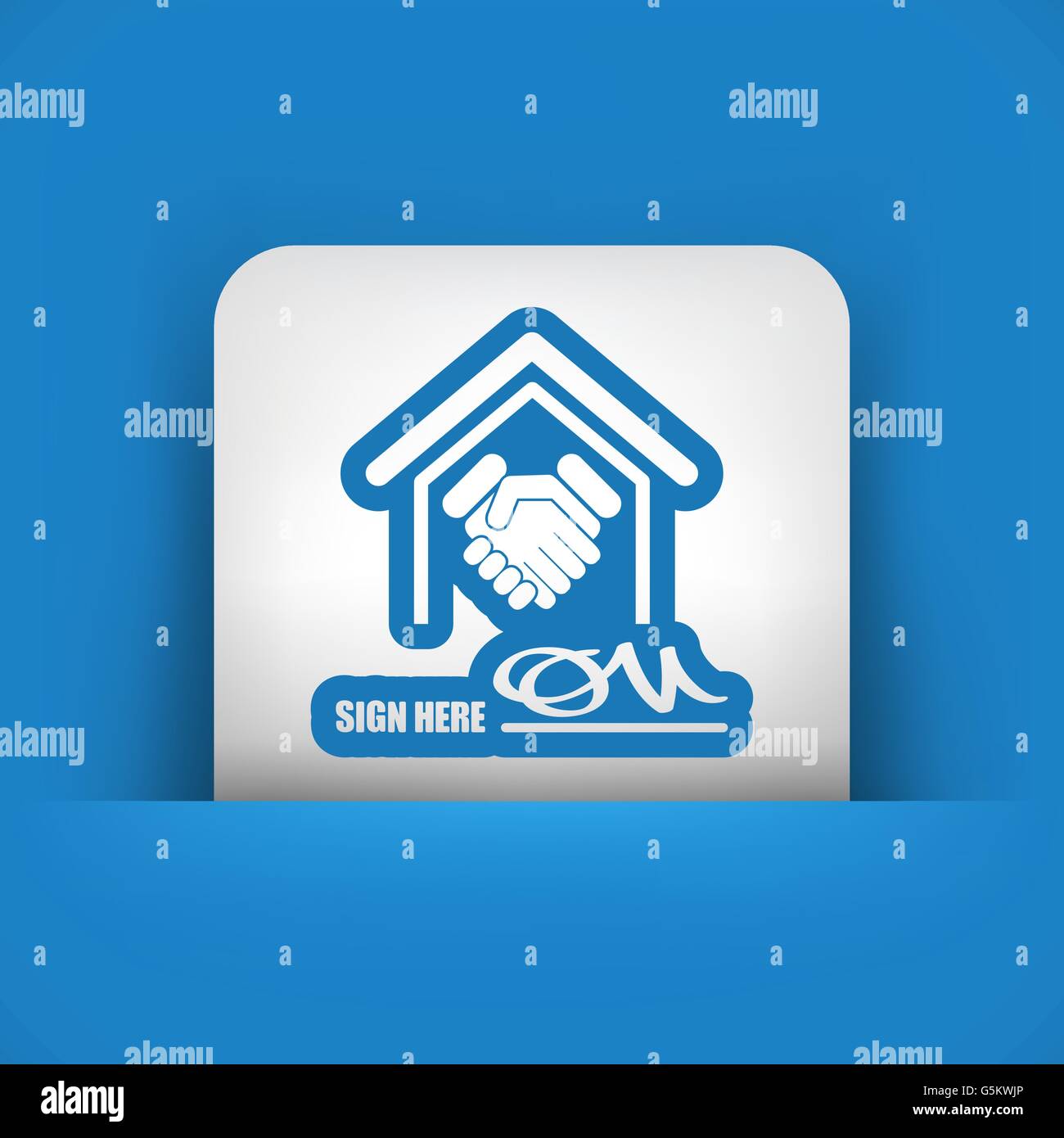 Signed document icon Stock Vector Image & Art - Alamy