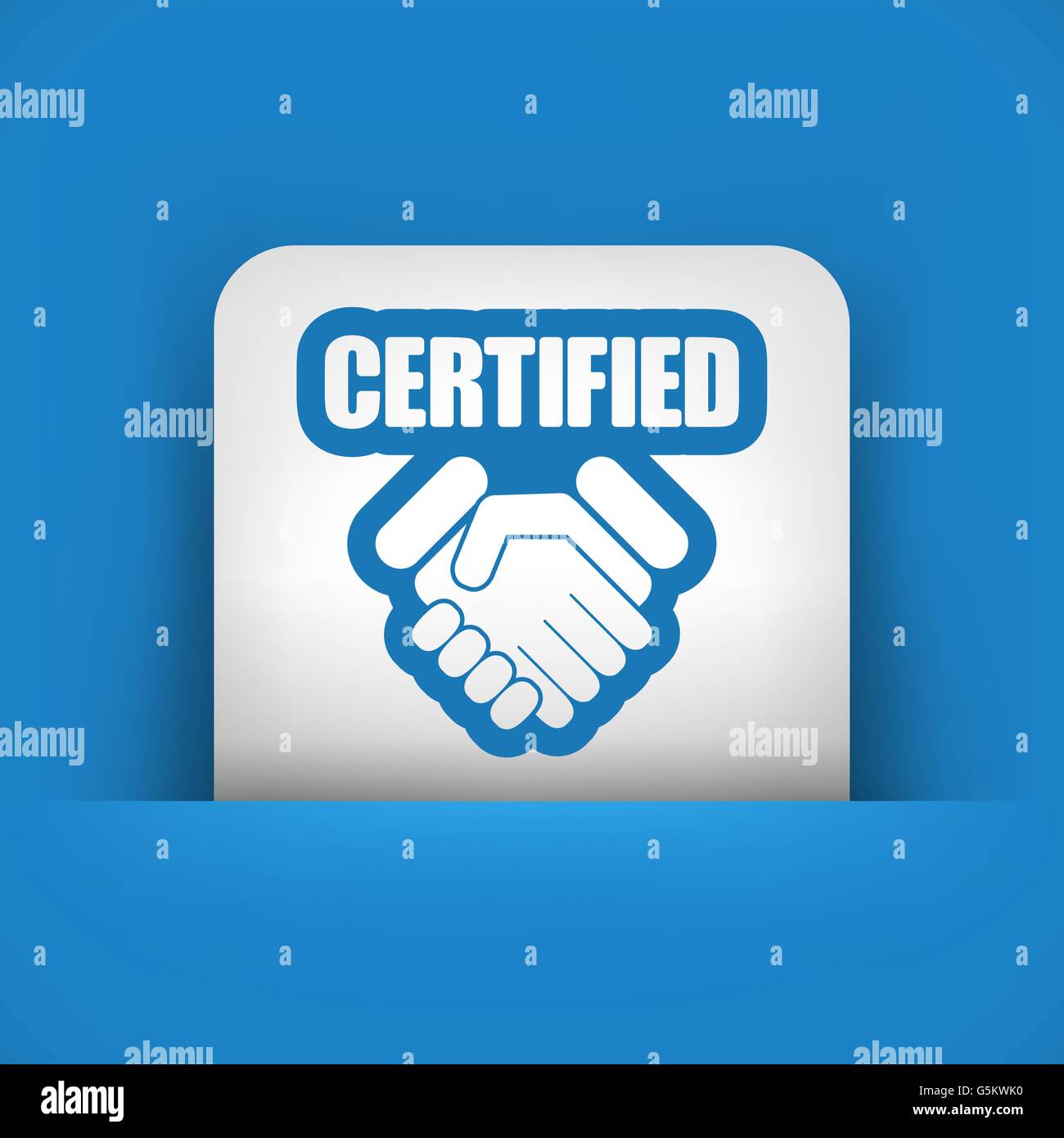 Certified concept icon Stock Vector Image & Art - Alamy