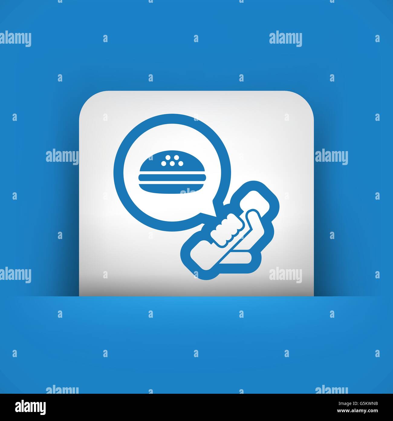 Contact for food takeaway Stock Vector Image & Art - Alamy