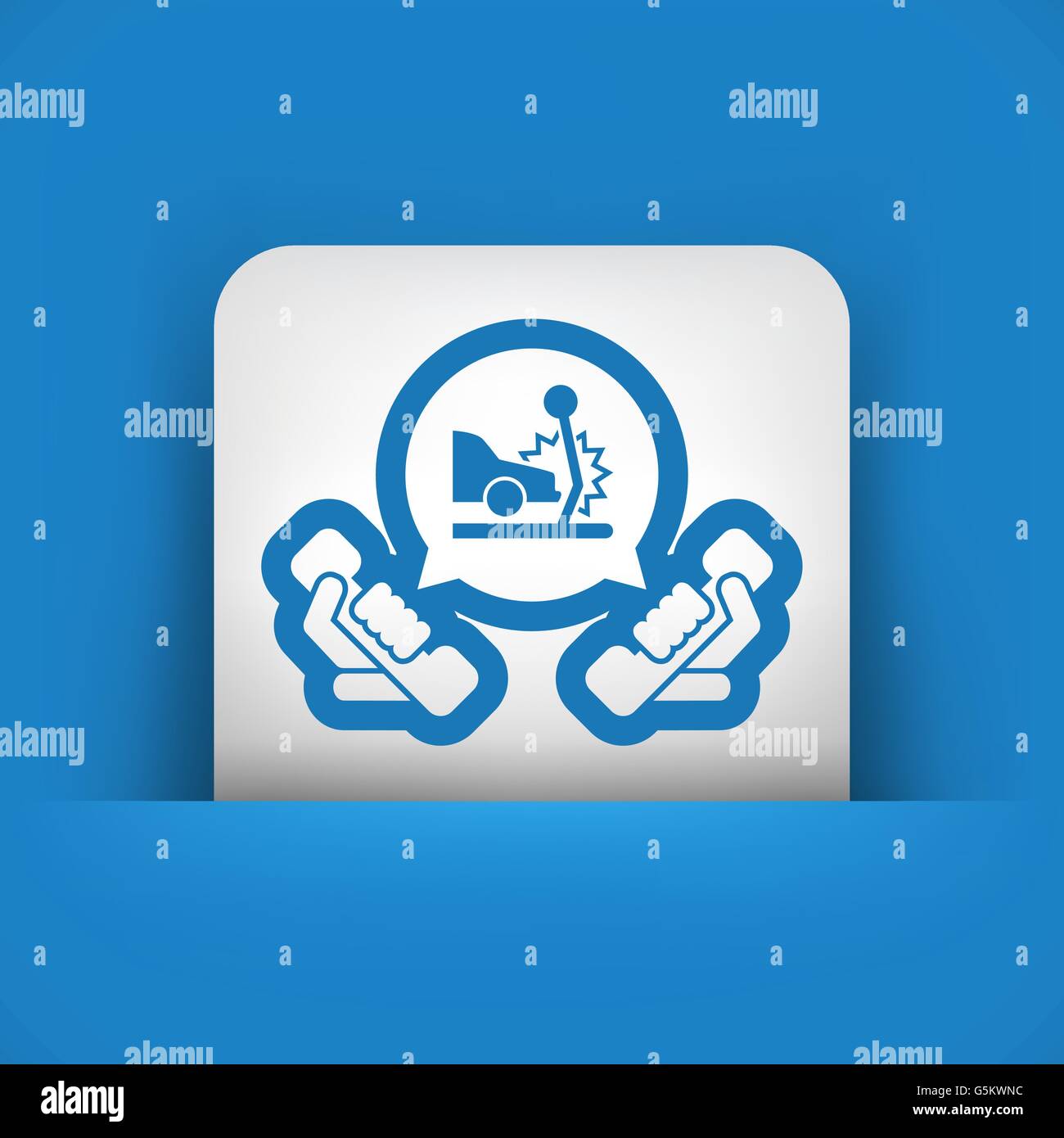 Emergency roadside telephone Stock Vector Images - Alamy