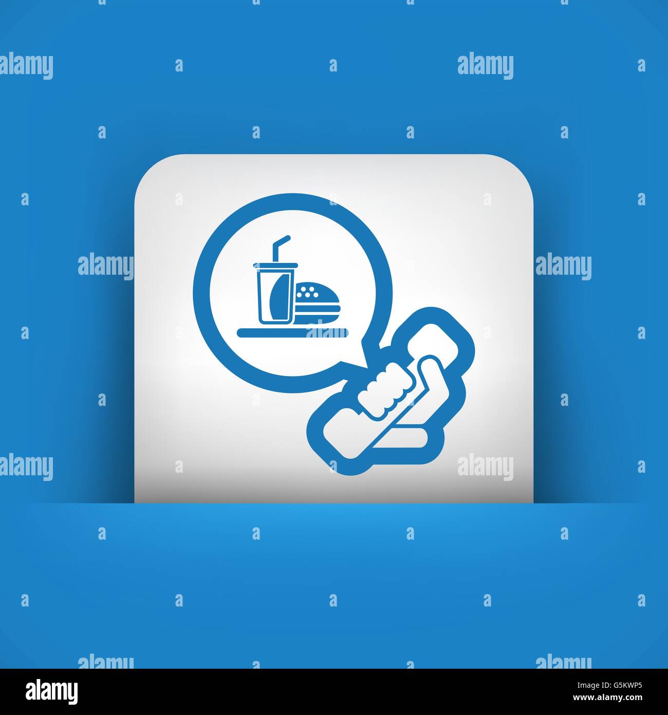 Contact for food takeaway Stock Vector Image & Art - Alamy