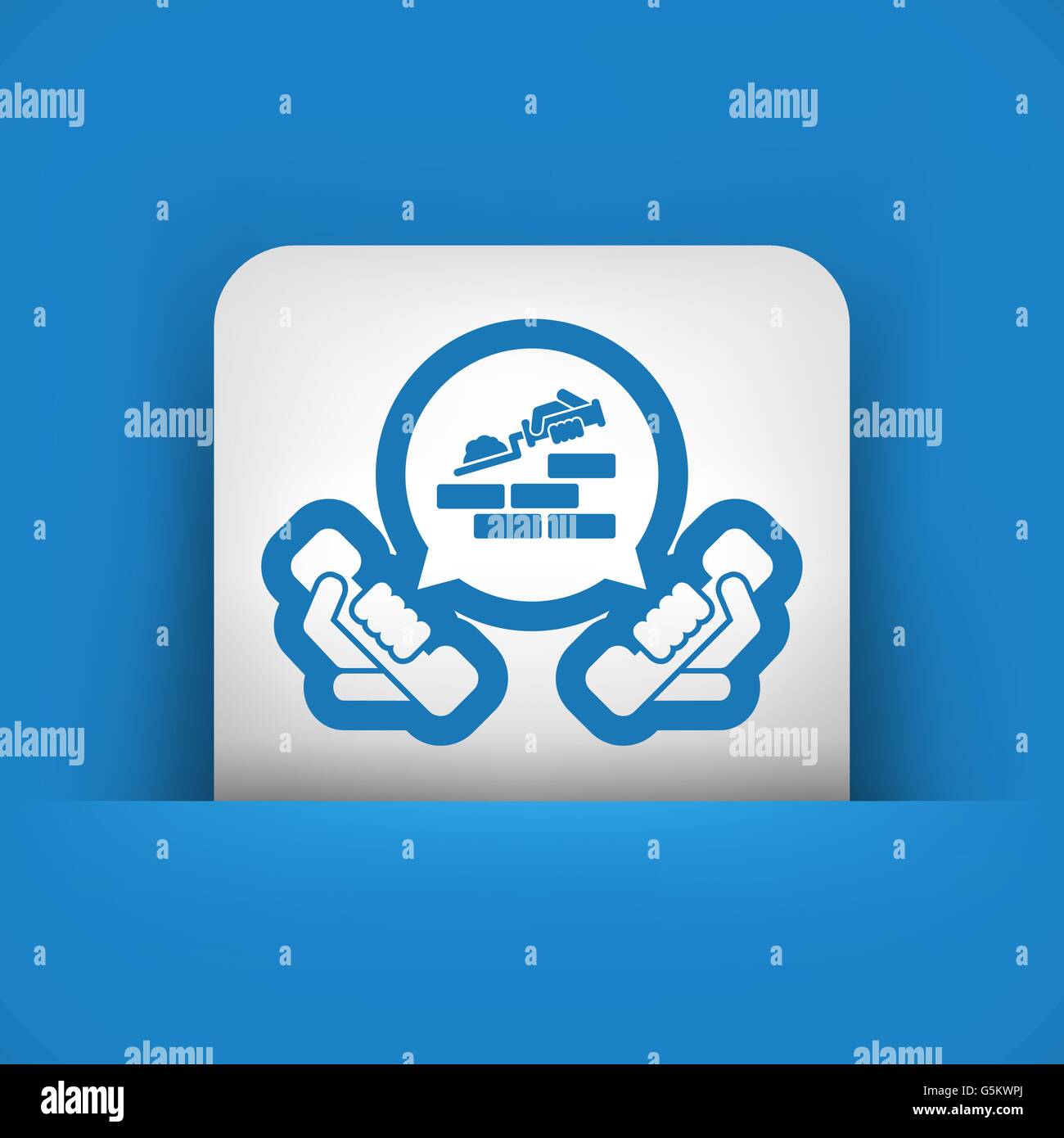 Building company contact icon Stock Vector Image & Art - Alamy