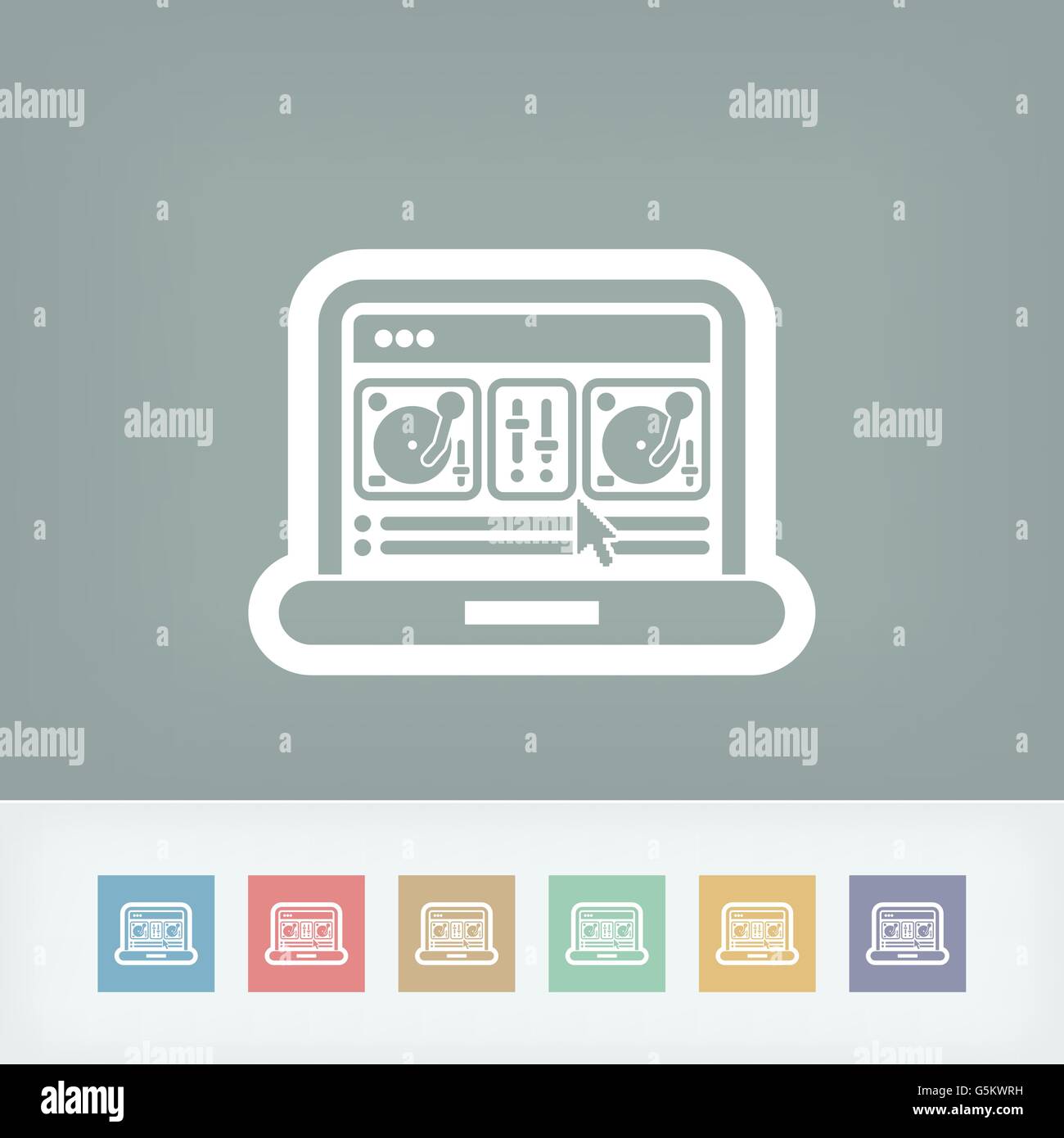 Mixing console Stock Vector Images - Alamy