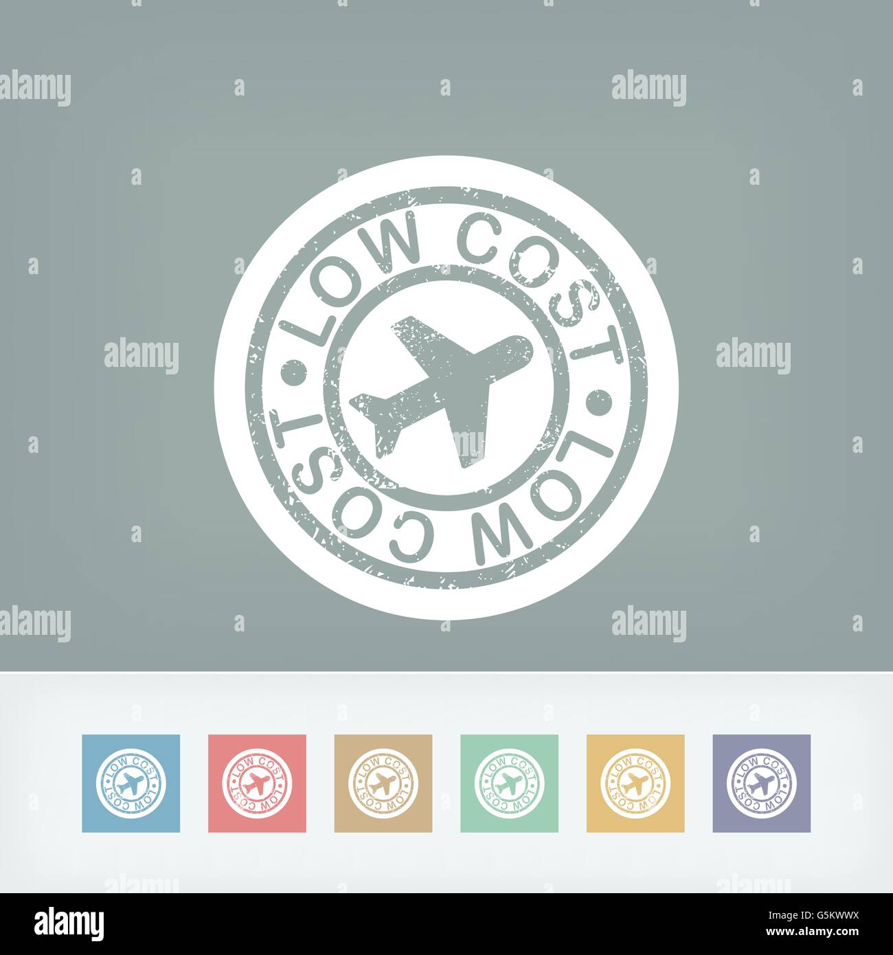 Lowcost airline icon Stock Vector Image & Art - Alamy