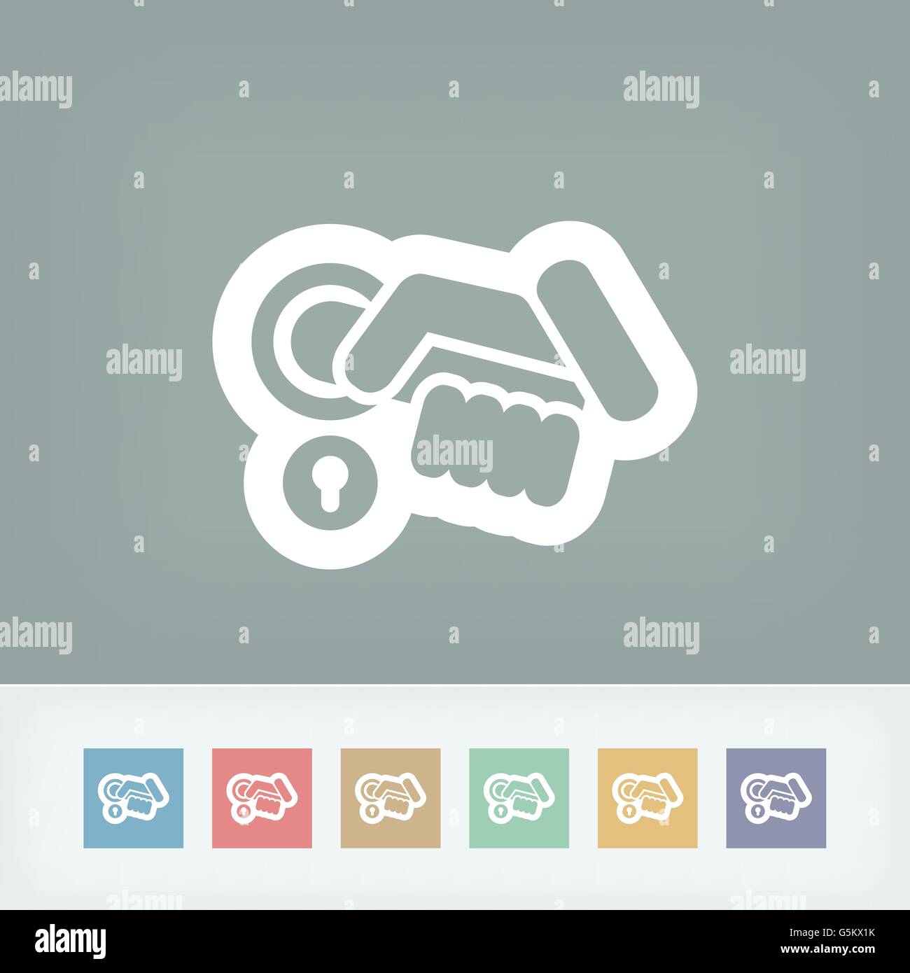 Open handle icon Stock Vector Image & Art - Alamy