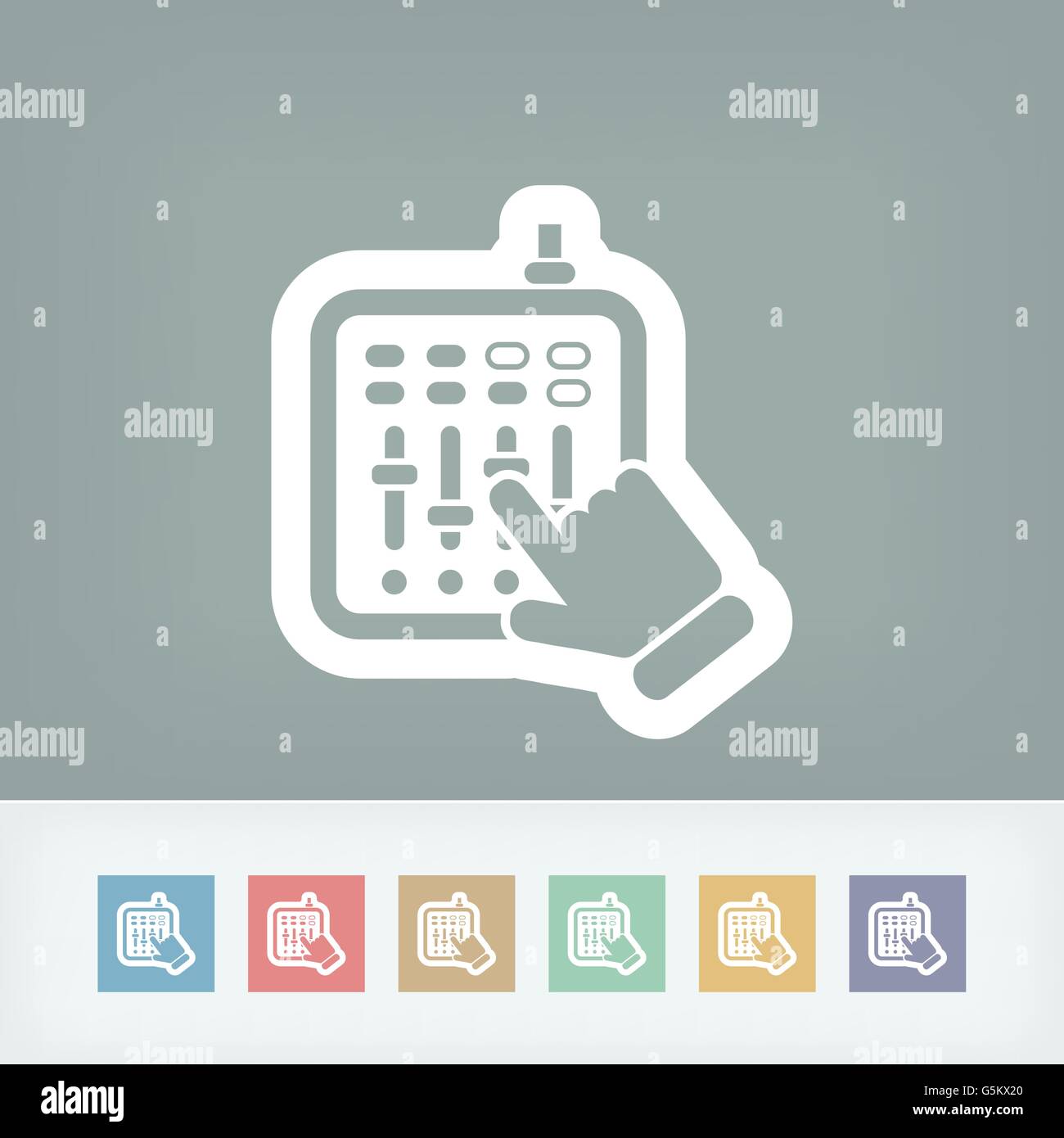 Audio mixer level Stock Vector Images - Alamy