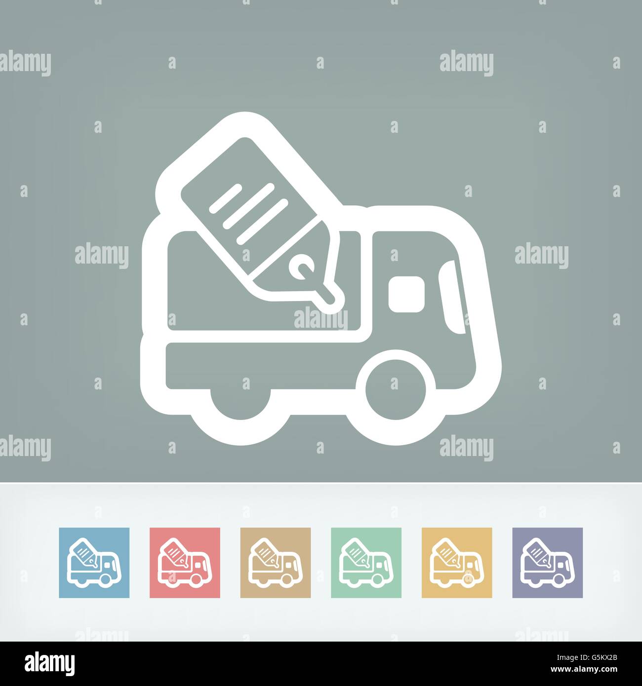 Express delivery button icon concept Stock Vector Images - Alamy