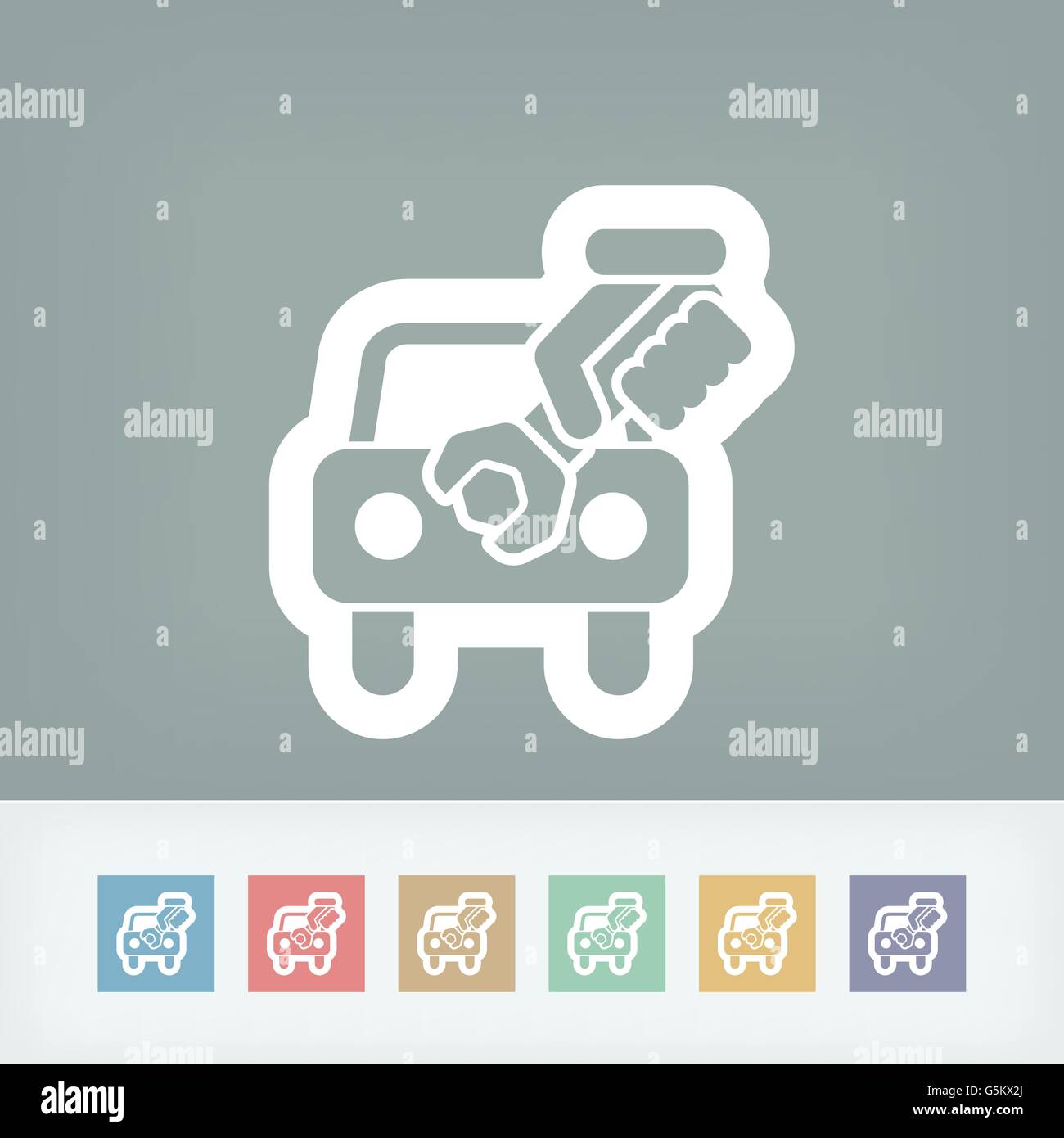 Technical services car Stock Vector Images - Alamy