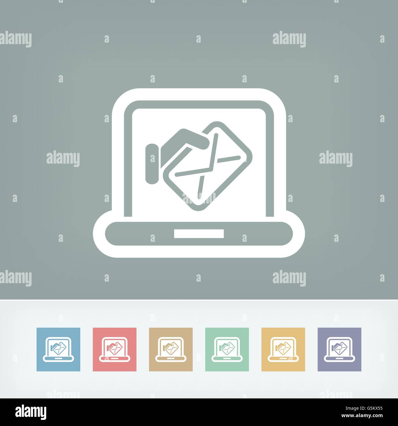 Computer mail icon Stock Vector Image & Art - Alamy