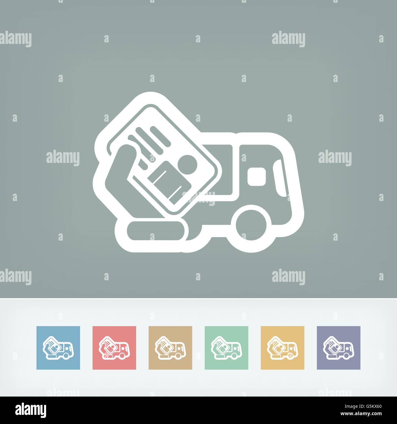 Truck document icon Stock Vector Image & Art - Alamy