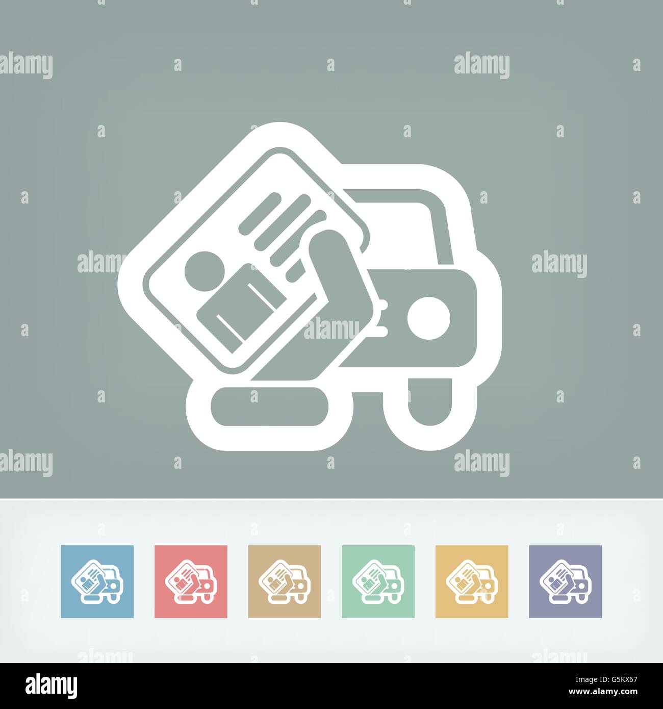 Car document icon Stock Vector Image & Art - Alamy