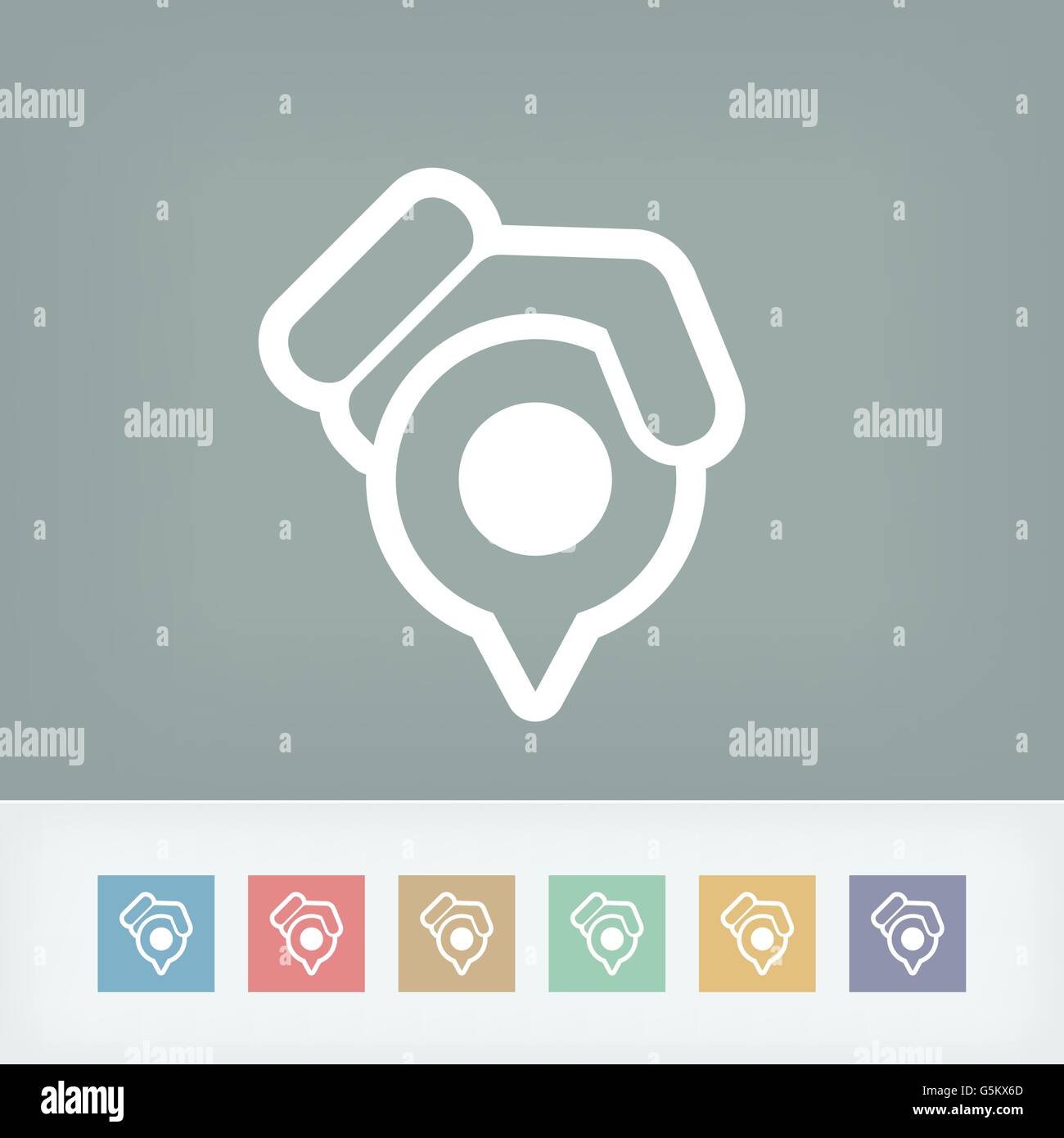 Position pointer icon Stock Vector Image & Art - Alamy