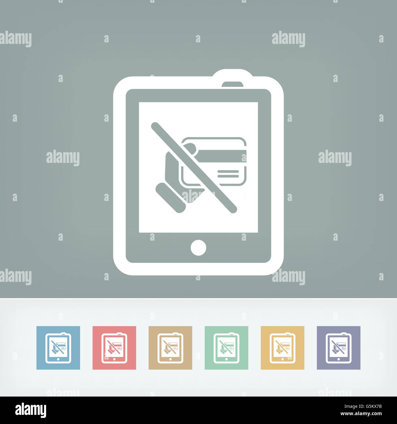 Credit card rejected Stock Vector Image & Art - Alamy