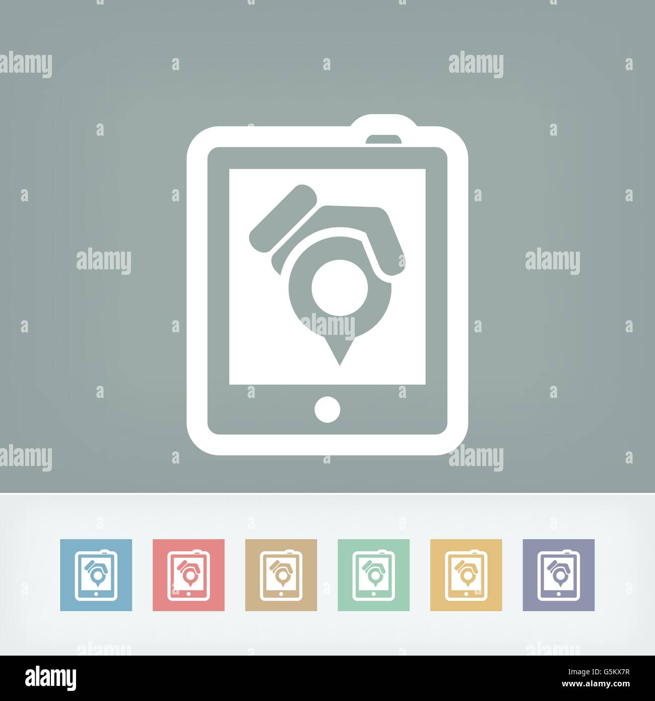 Map pointer icon Stock Vector Image & Art - Alamy