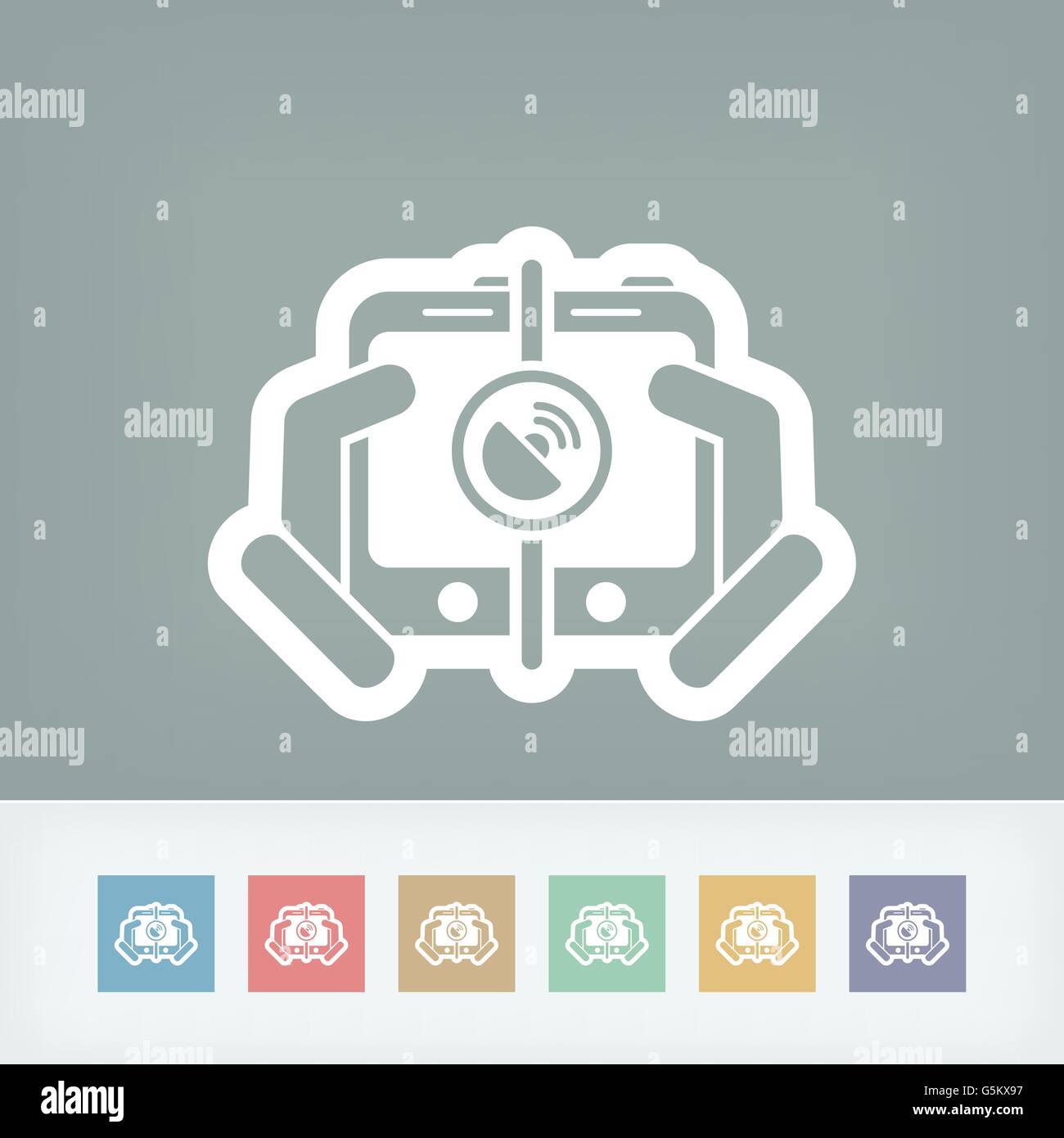 Mobile connection icon Stock Vector Image & Art - Alamy