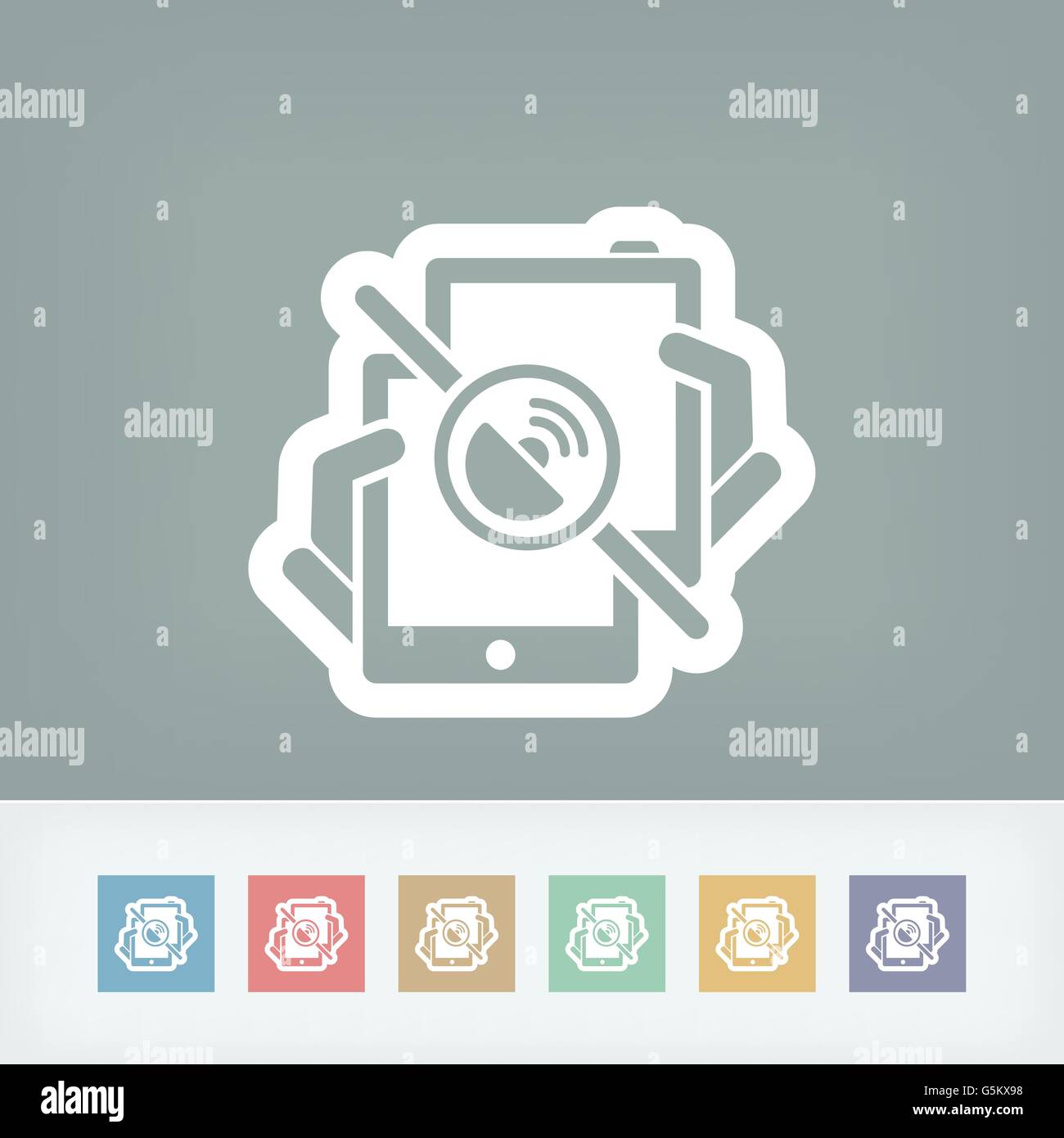 Mobile connection icon Stock Vector Image & Art - Alamy