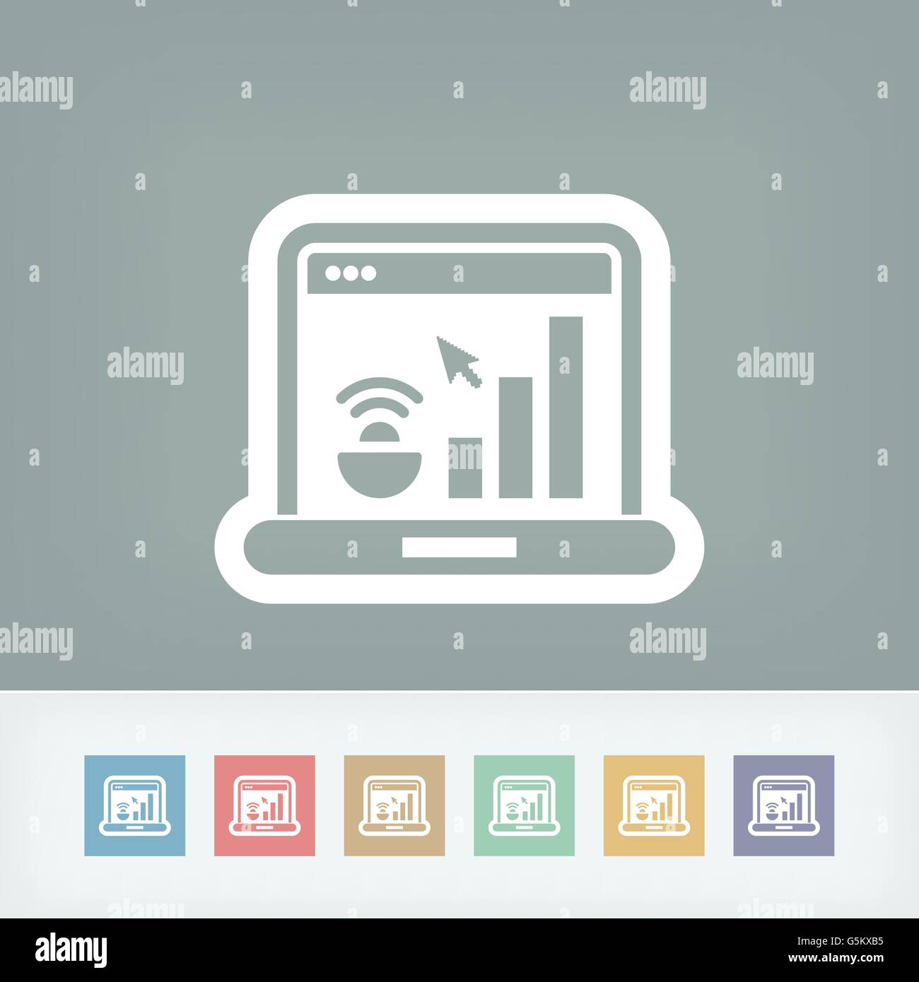 Computer connection icon Stock Vector Image & Art - Alamy