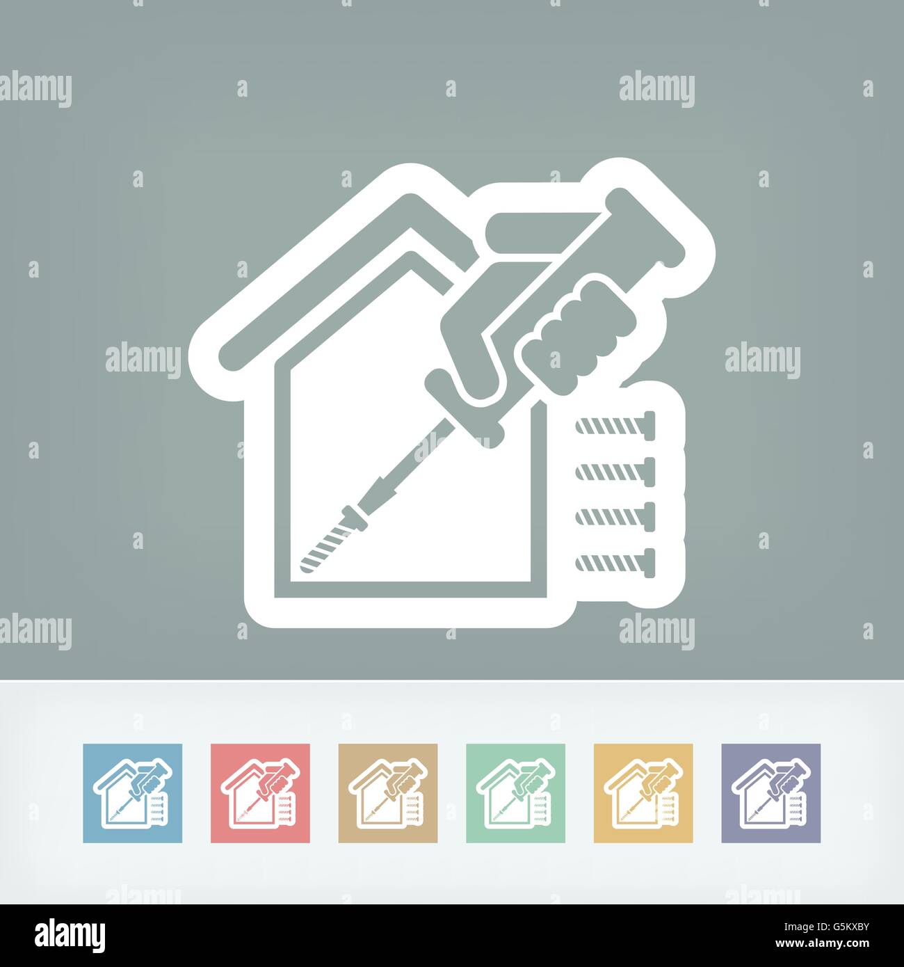 Home repair icon Stock Vector Image & Art - Alamy