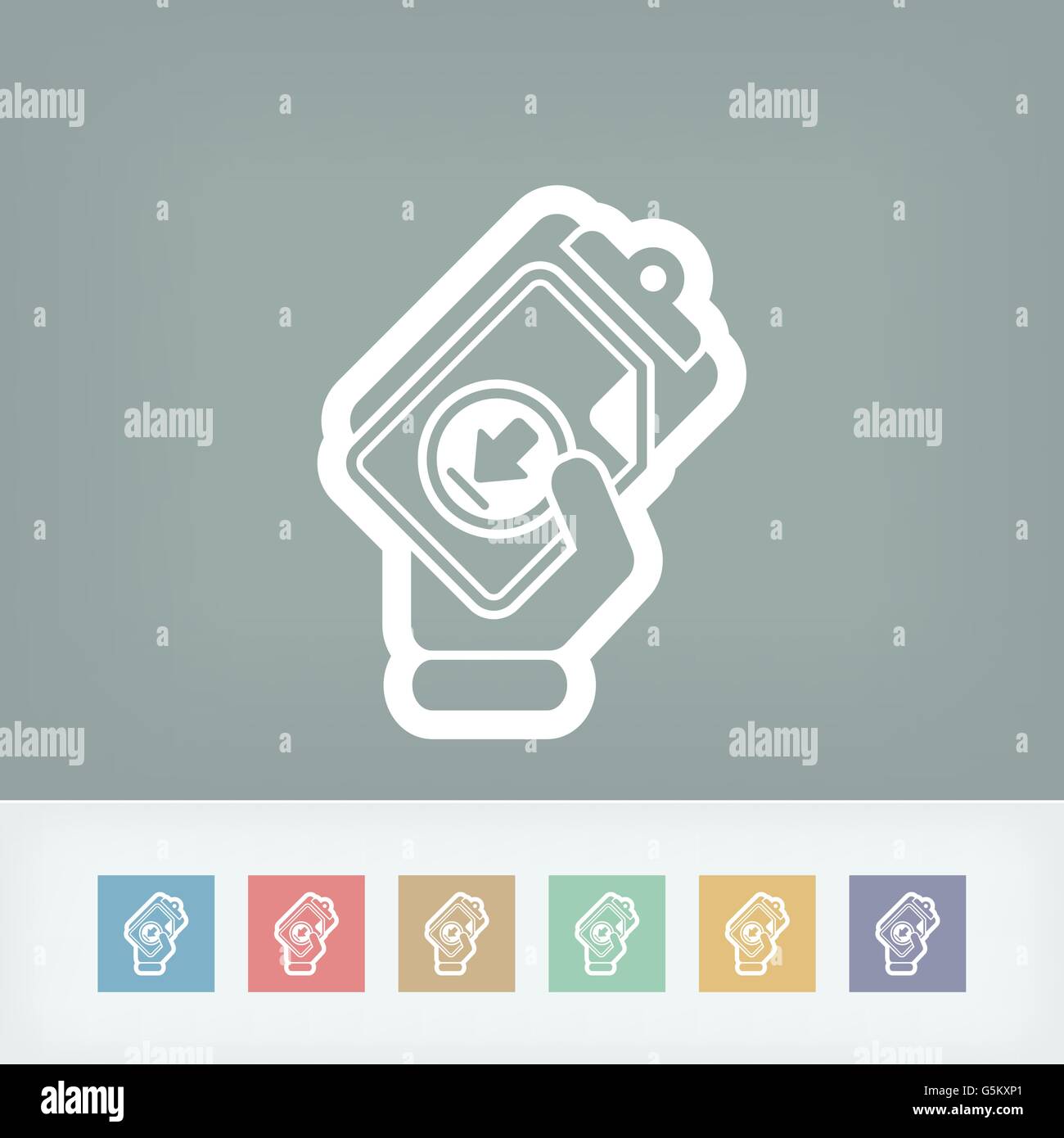 Download link icon Stock Vector Image & Art - Alamy