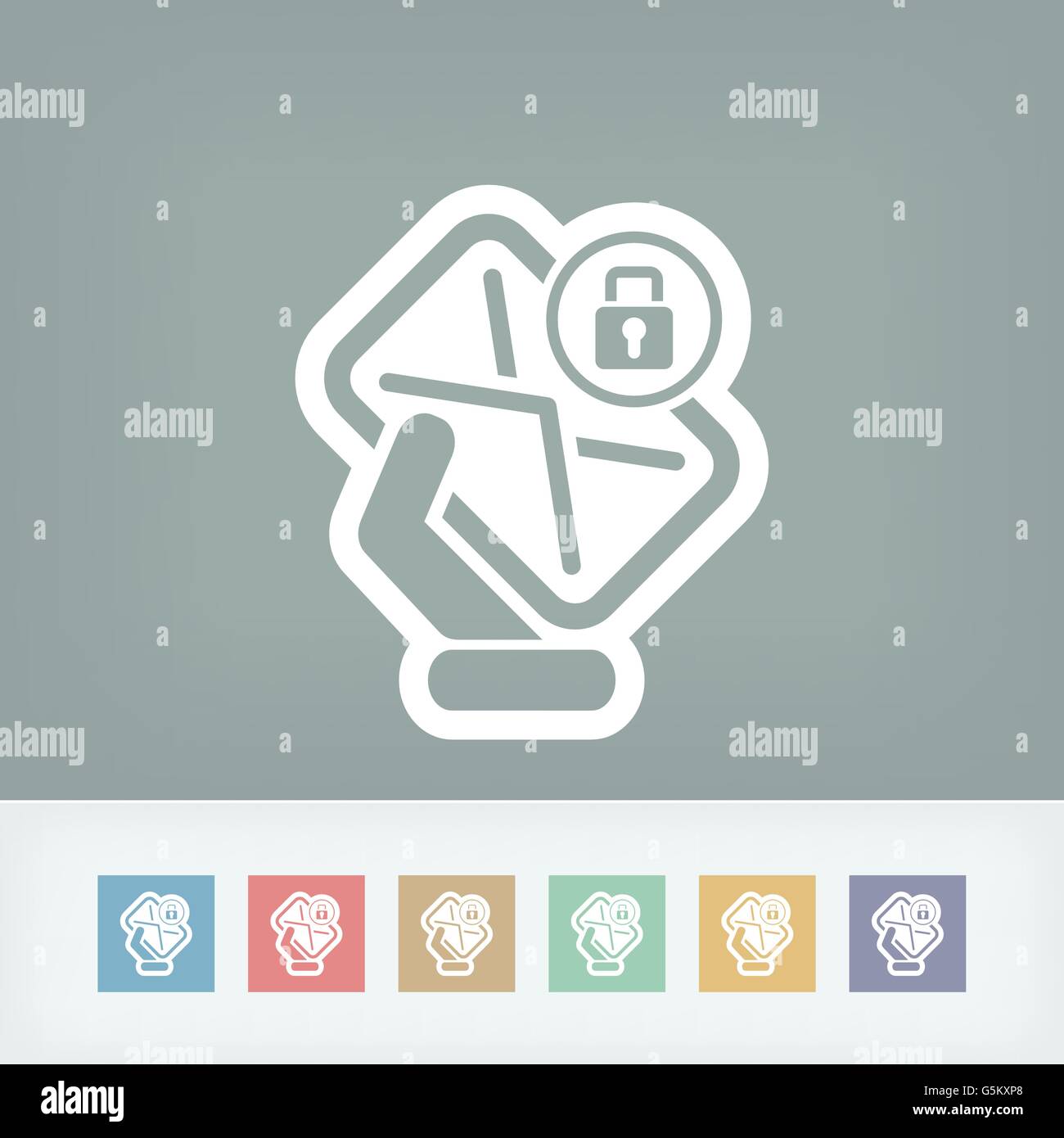 Mailbox lock Stock Vector Images - Alamy