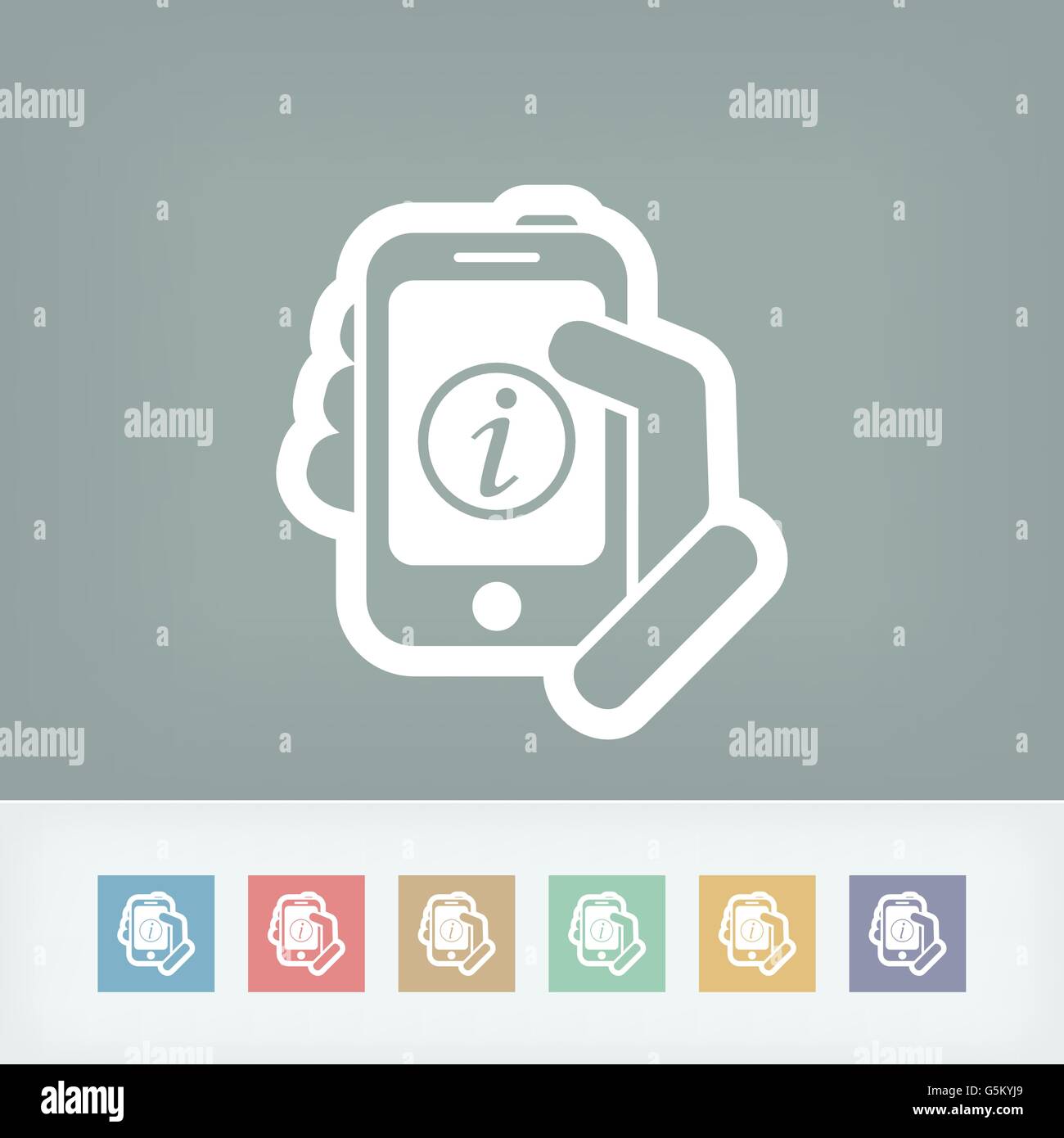 Info mobile device Stock Vector Image & Art - Alamy