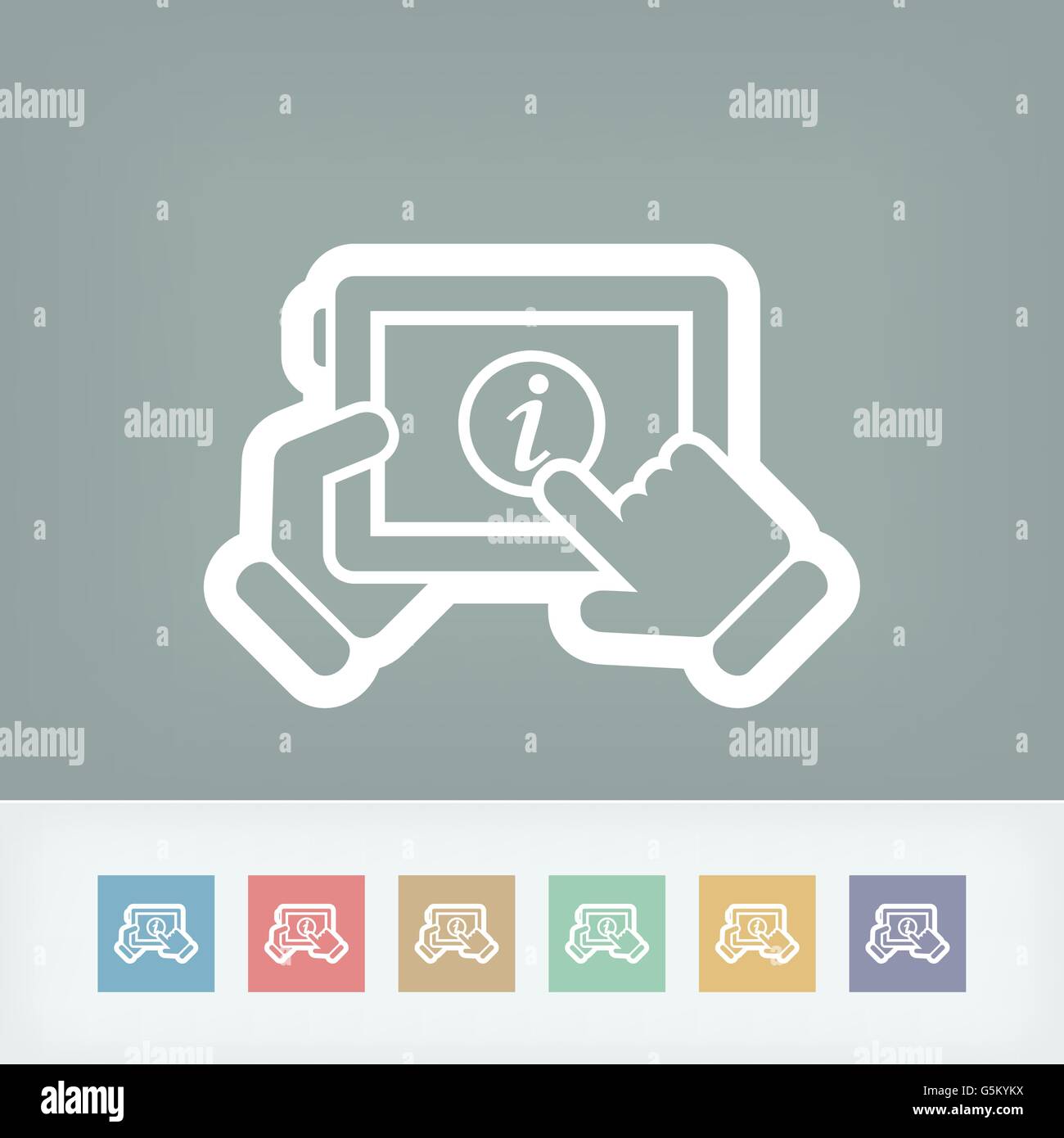 Info mobile device Stock Vector Image & Art - Alamy