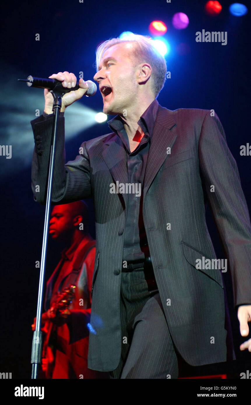 ABC Concert. Martin Fry, lead singer of eighties pop group ABC performs ...