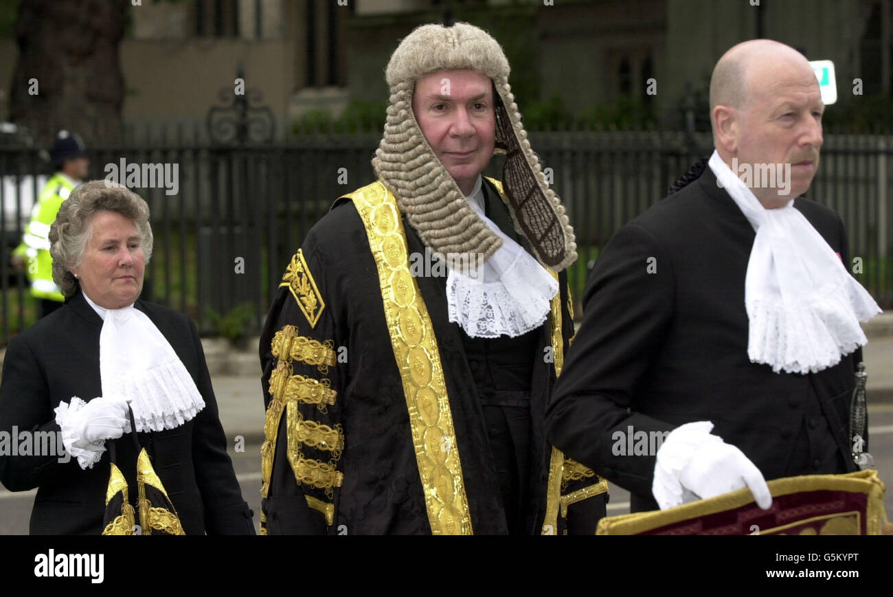 Lord Chancellor Lord Irvine of Lairg after the annual judges church ...