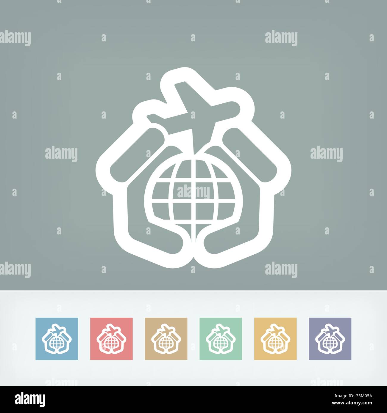 Airplane travel icon Stock Vector Image & Art - Alamy