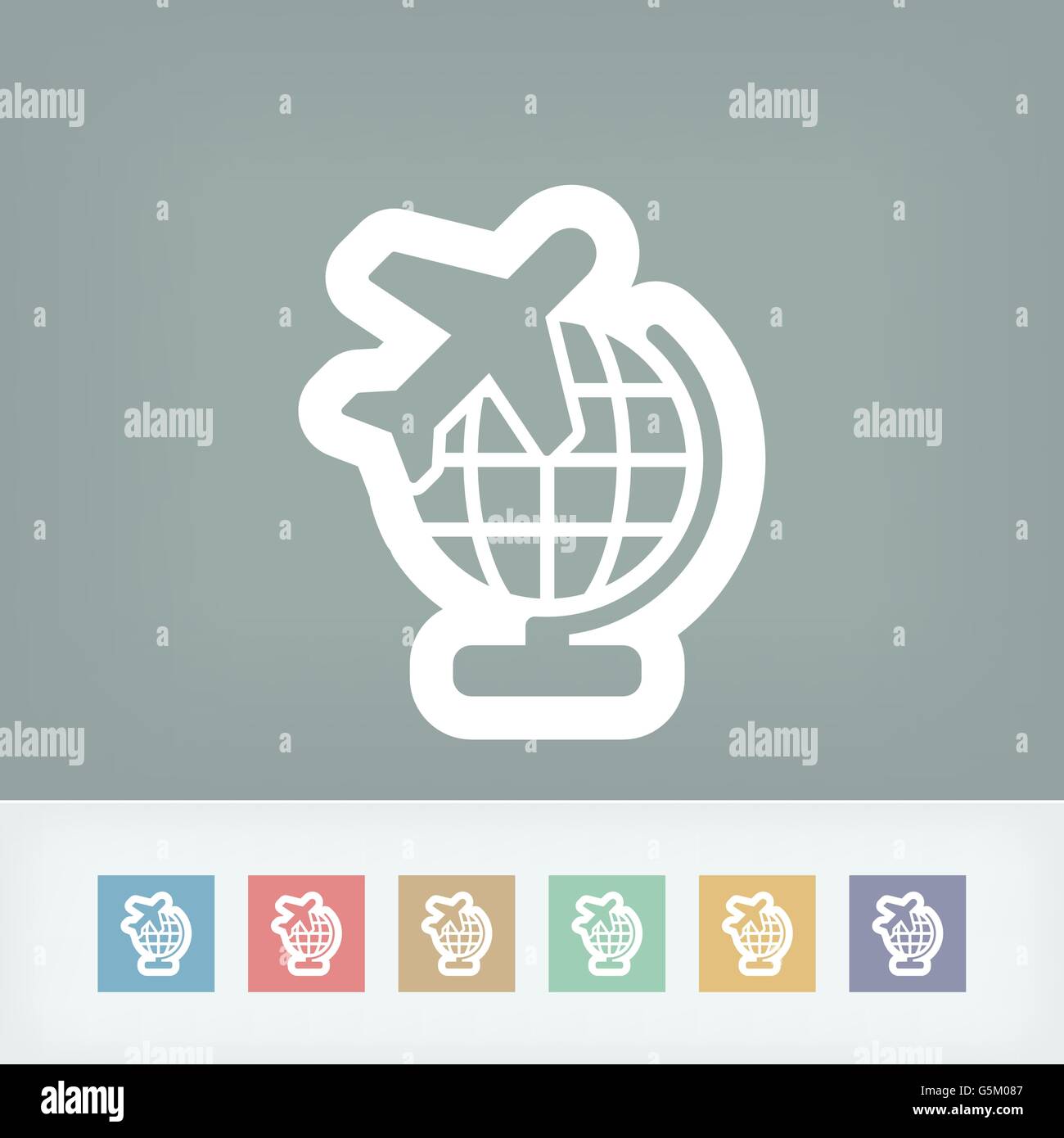 Airplane travel icon Stock Vector Image & Art - Alamy