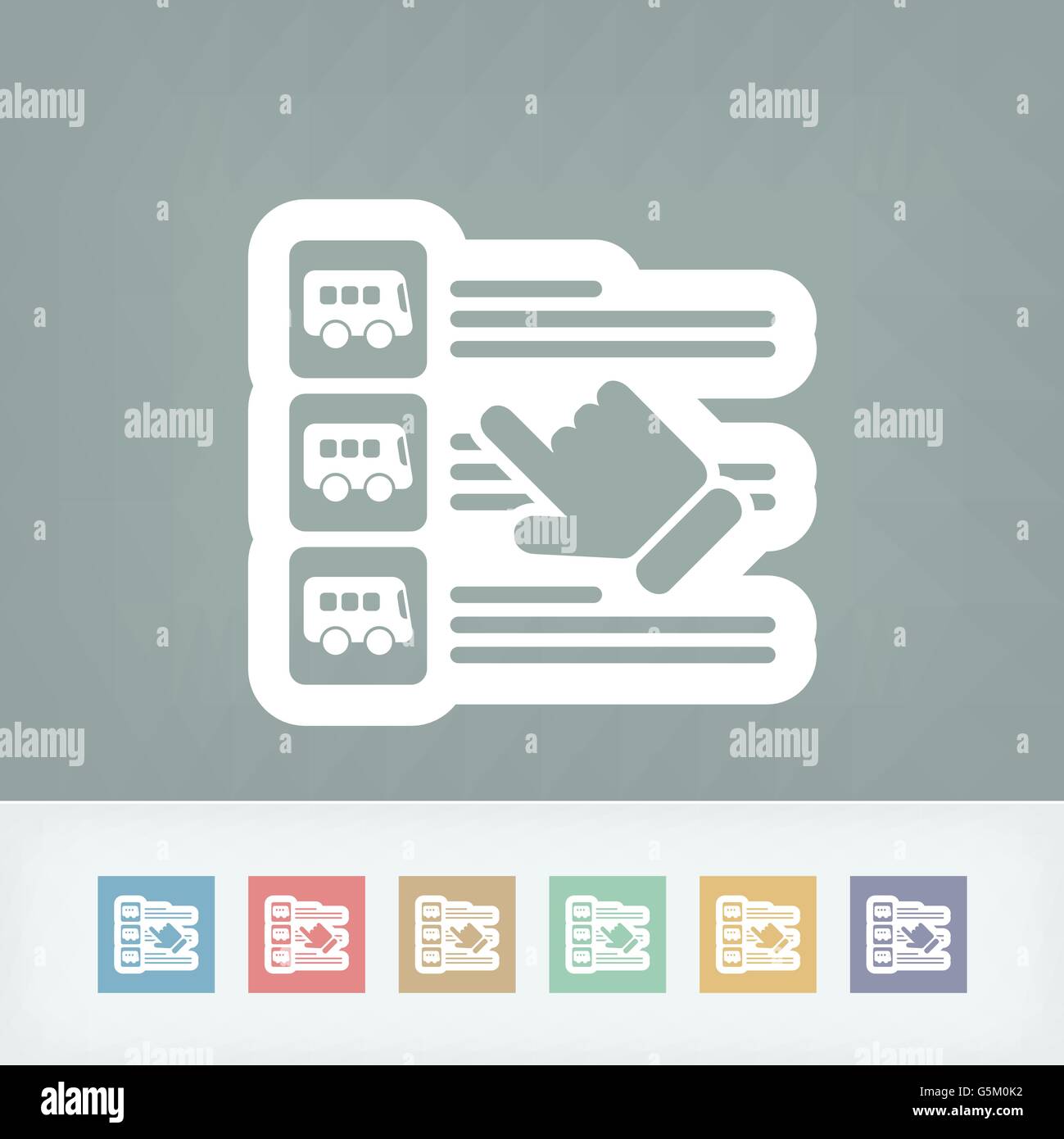 Bus booking list Stock Vector Image & Art - Alamy