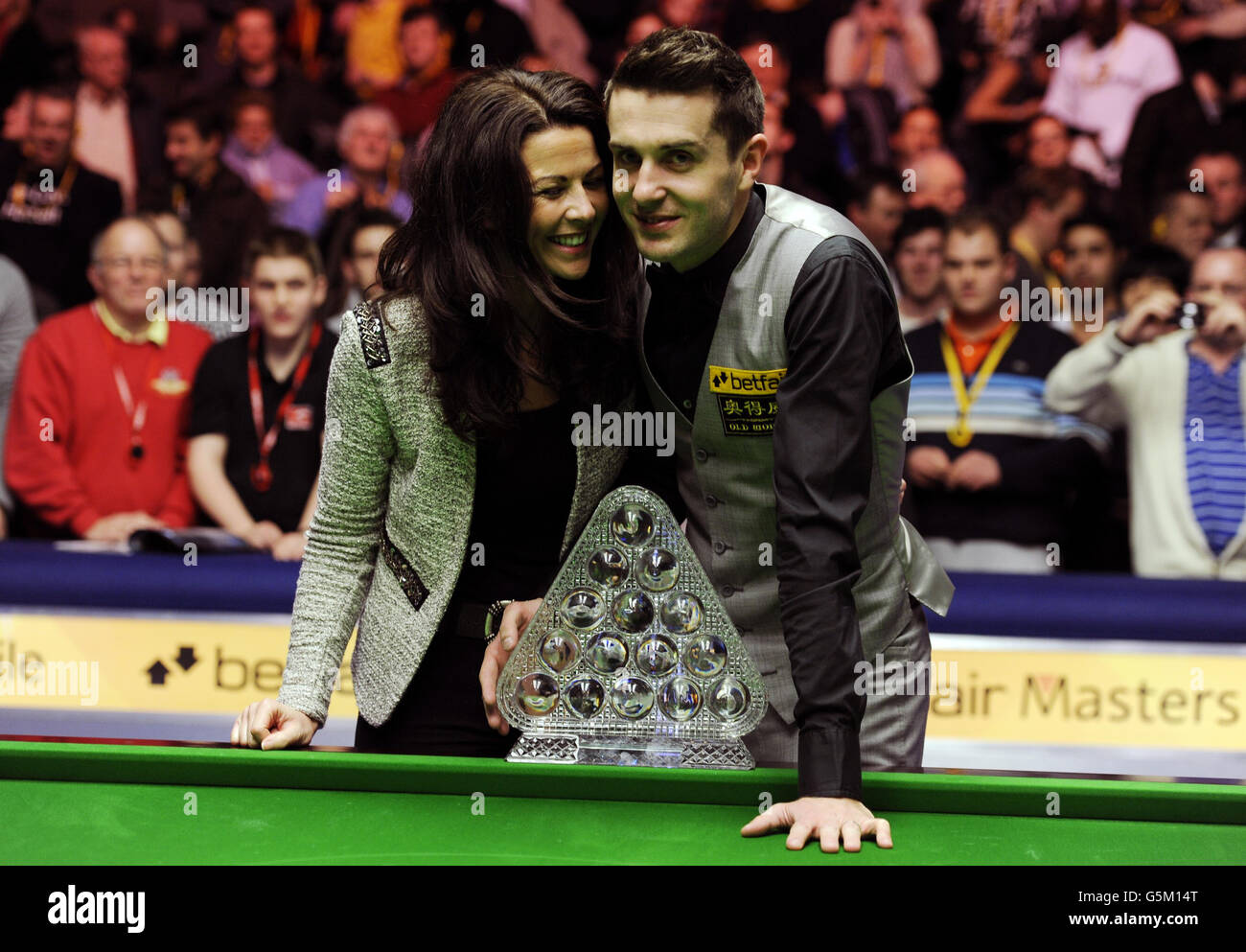 Snooker - 2013 Betfair Masters - Day Eight - Alexandra Palace Stock ...
