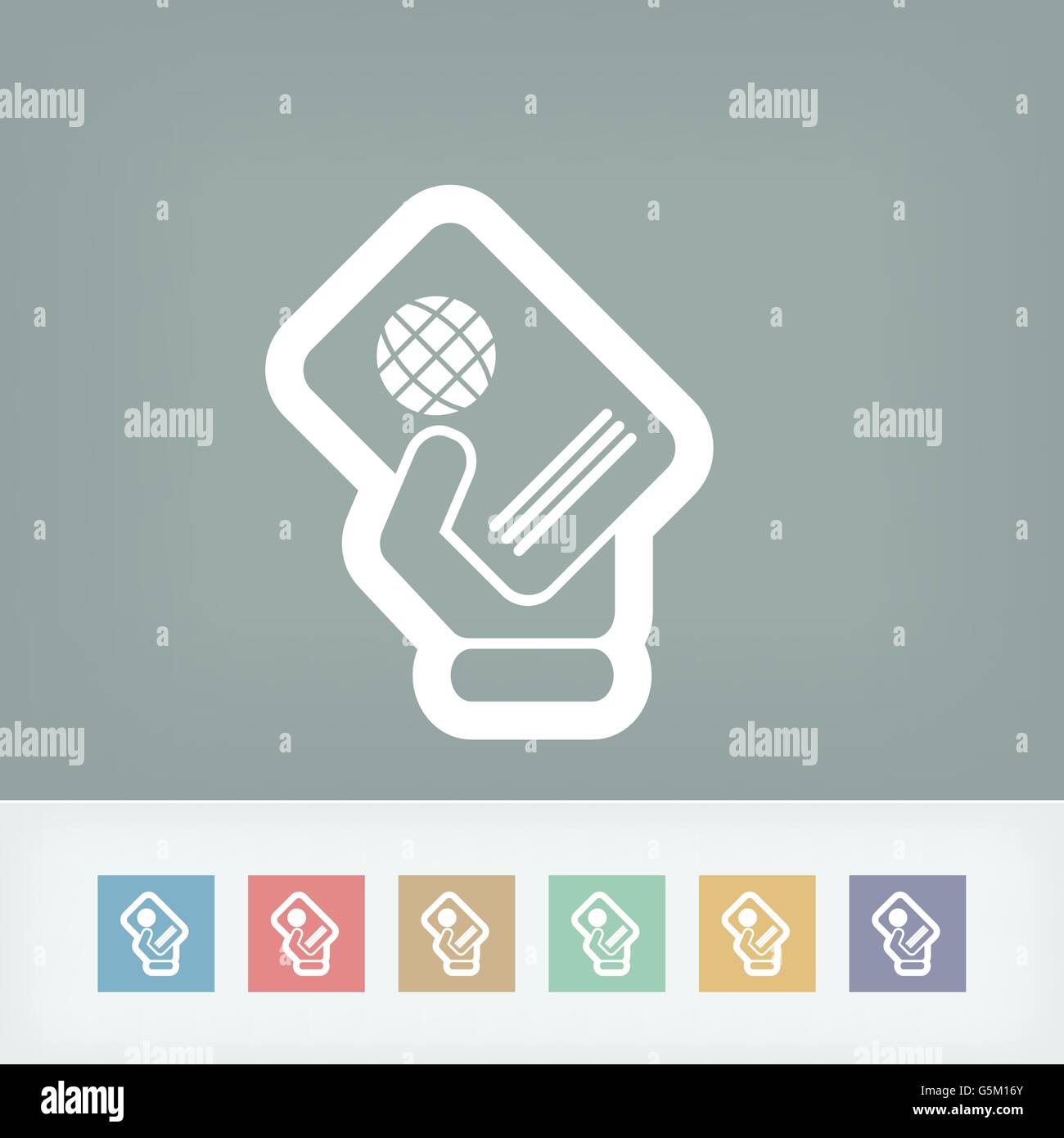Id check passport Stock Vector Images - Alamy