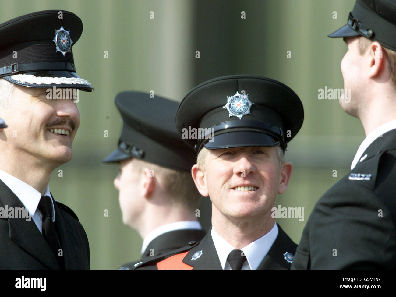 Acting Chief Constale Colin Cramphorn (left) inspects the first ...