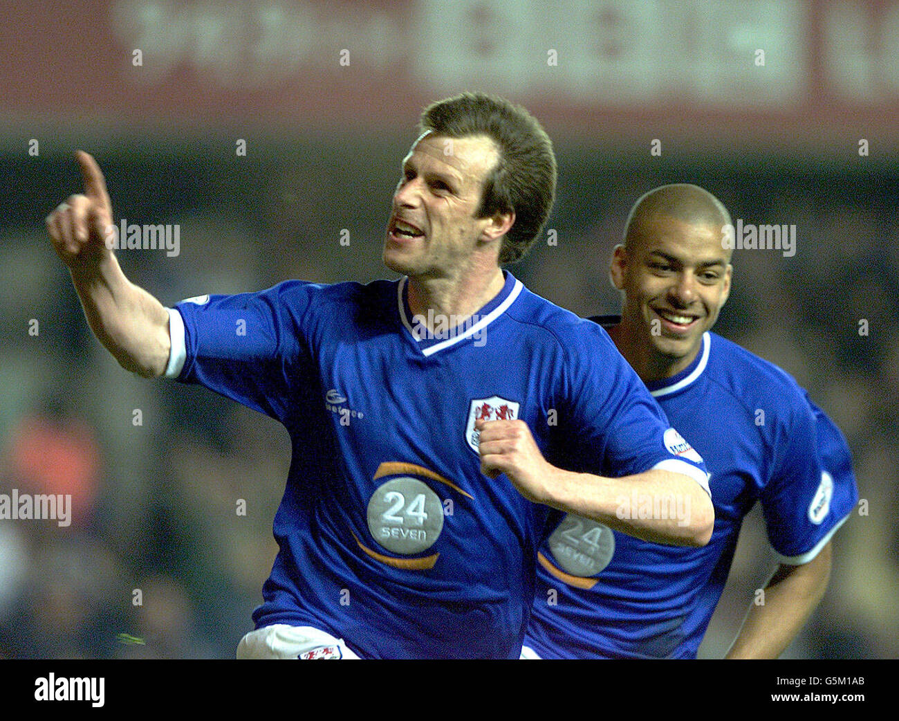 Millwall's Steve Claridge, a former Wolves player celebrates with ...