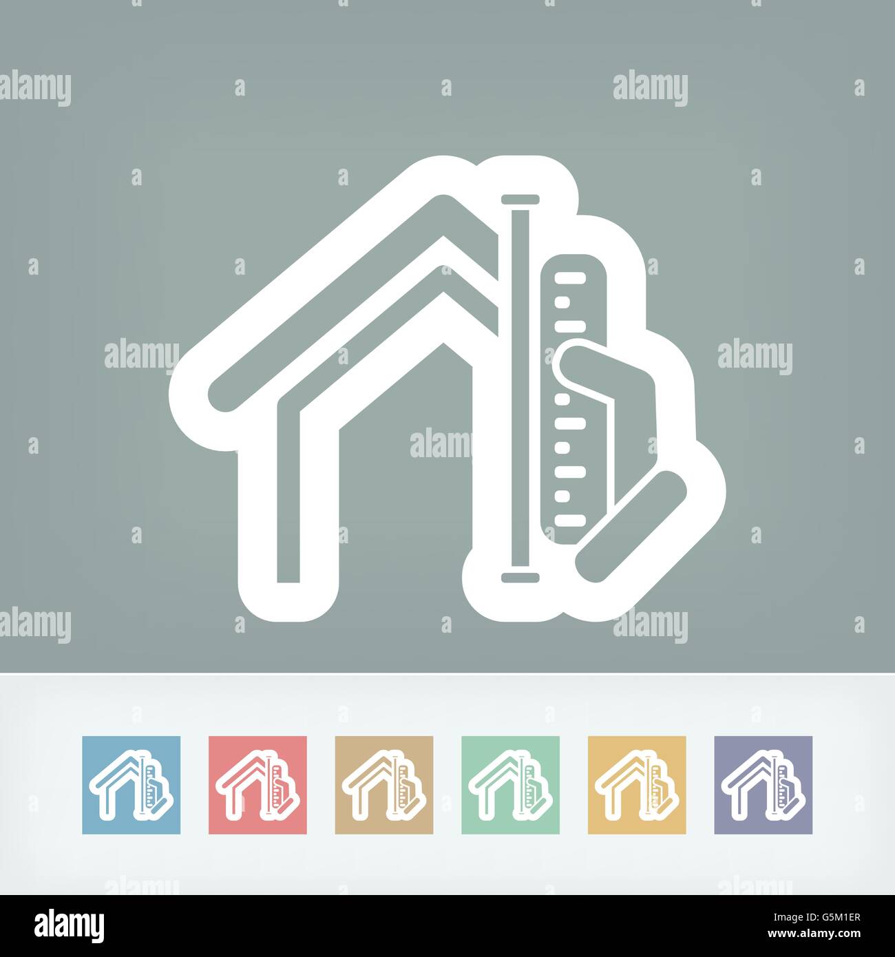 Ruler with measures Stock Vector Images - Alamy